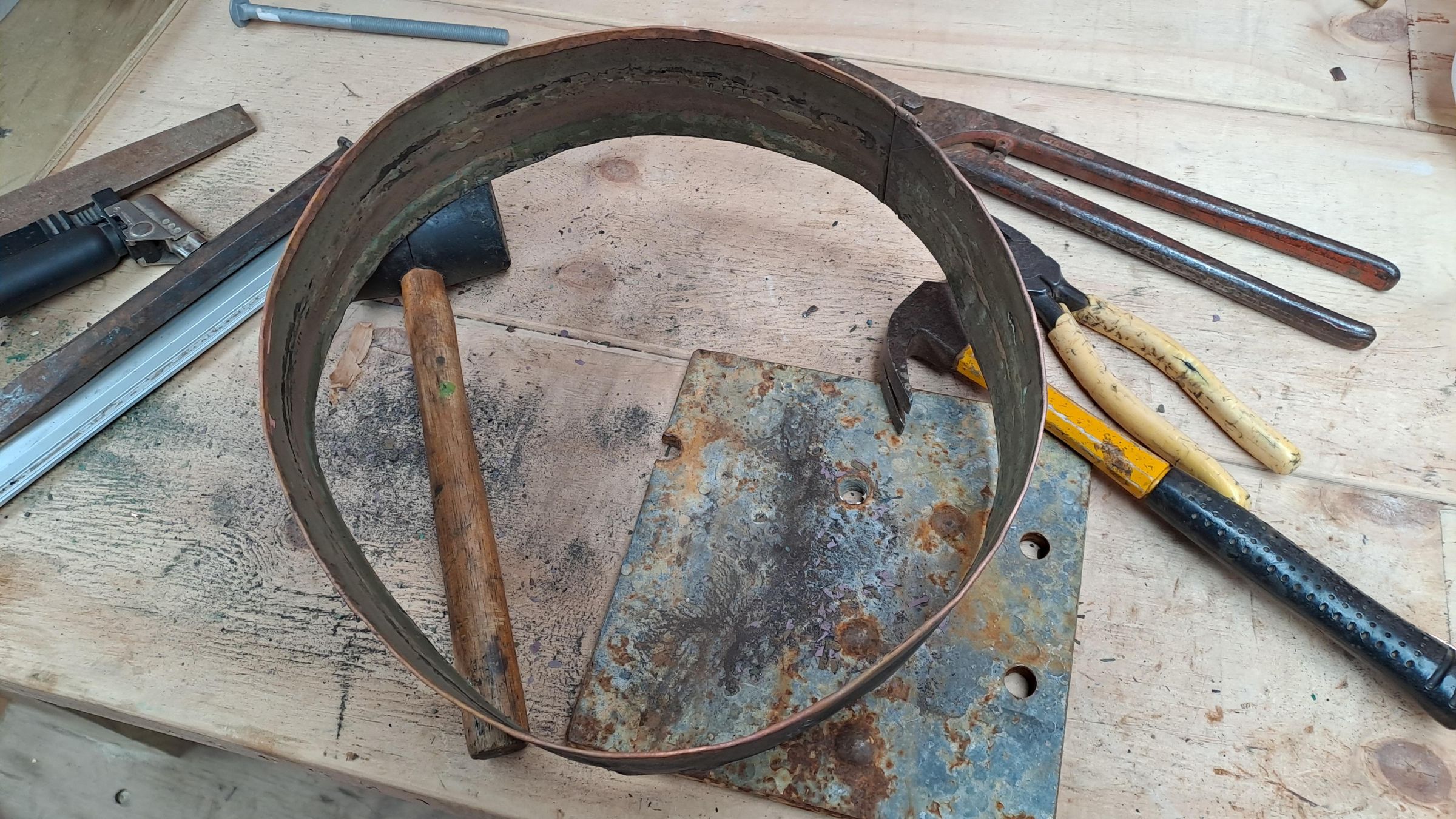 Recycled Beaten Copper Lamp : 17 Steps - Instructables