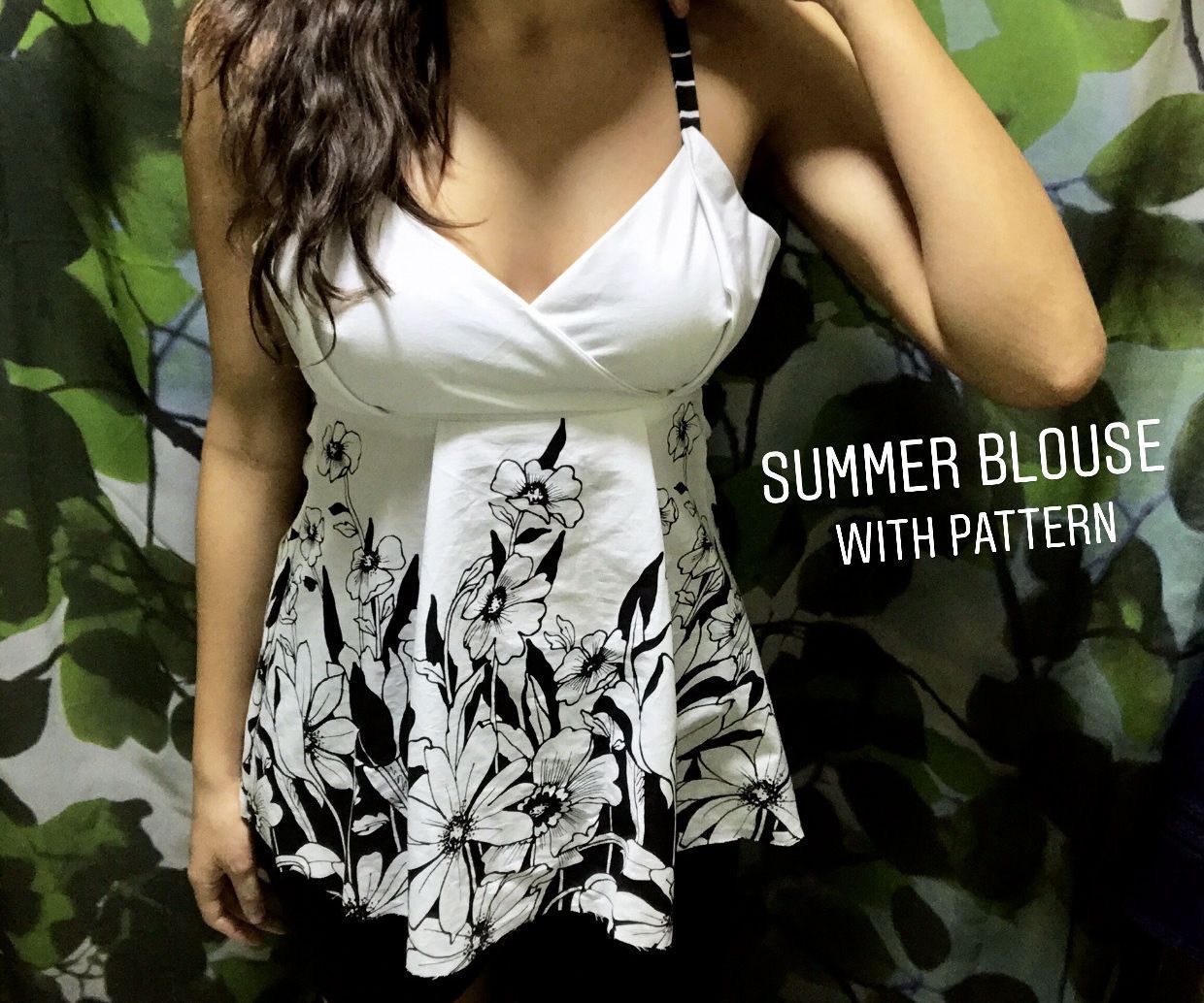 Summer Blouse With Pattern : 4 Steps (with Pictures) - Instructables