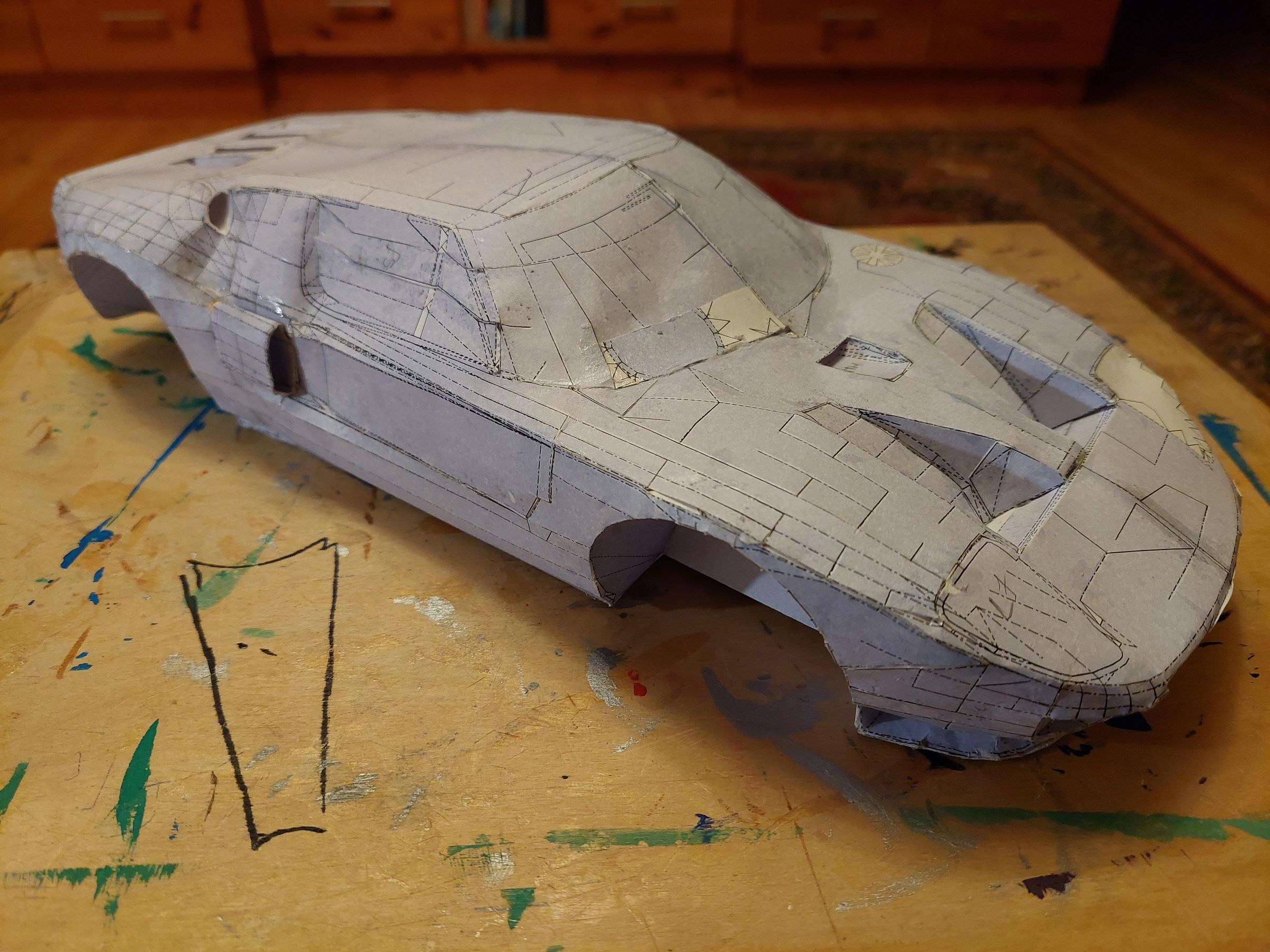 Christmas Upgrade-Ford GT40 MKIII Papermodel and More : 9 Steps ...