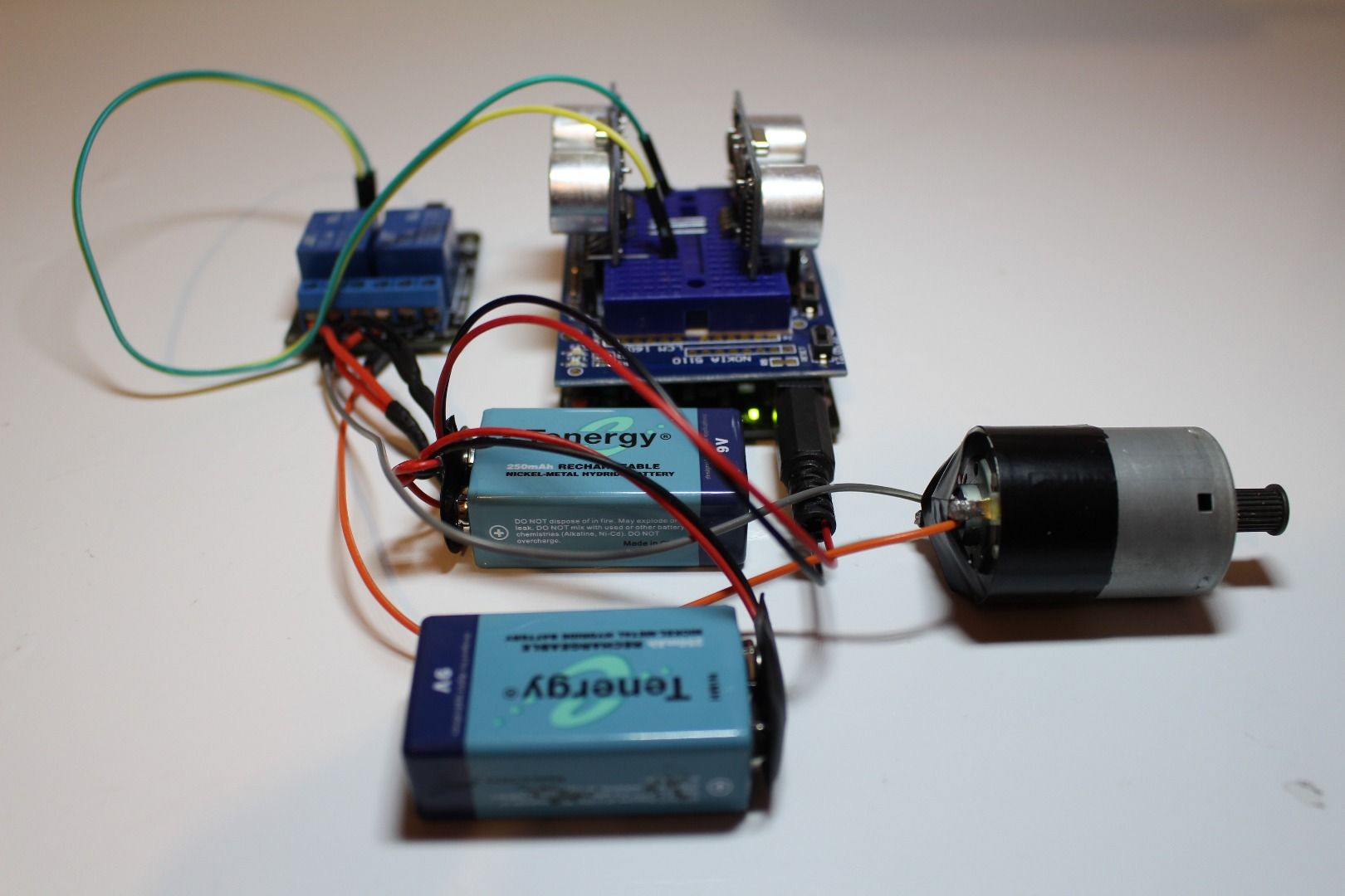 Control a Motor Using Ultrasonic Distance Sensors (HC-SR04) : 4 Steps ...