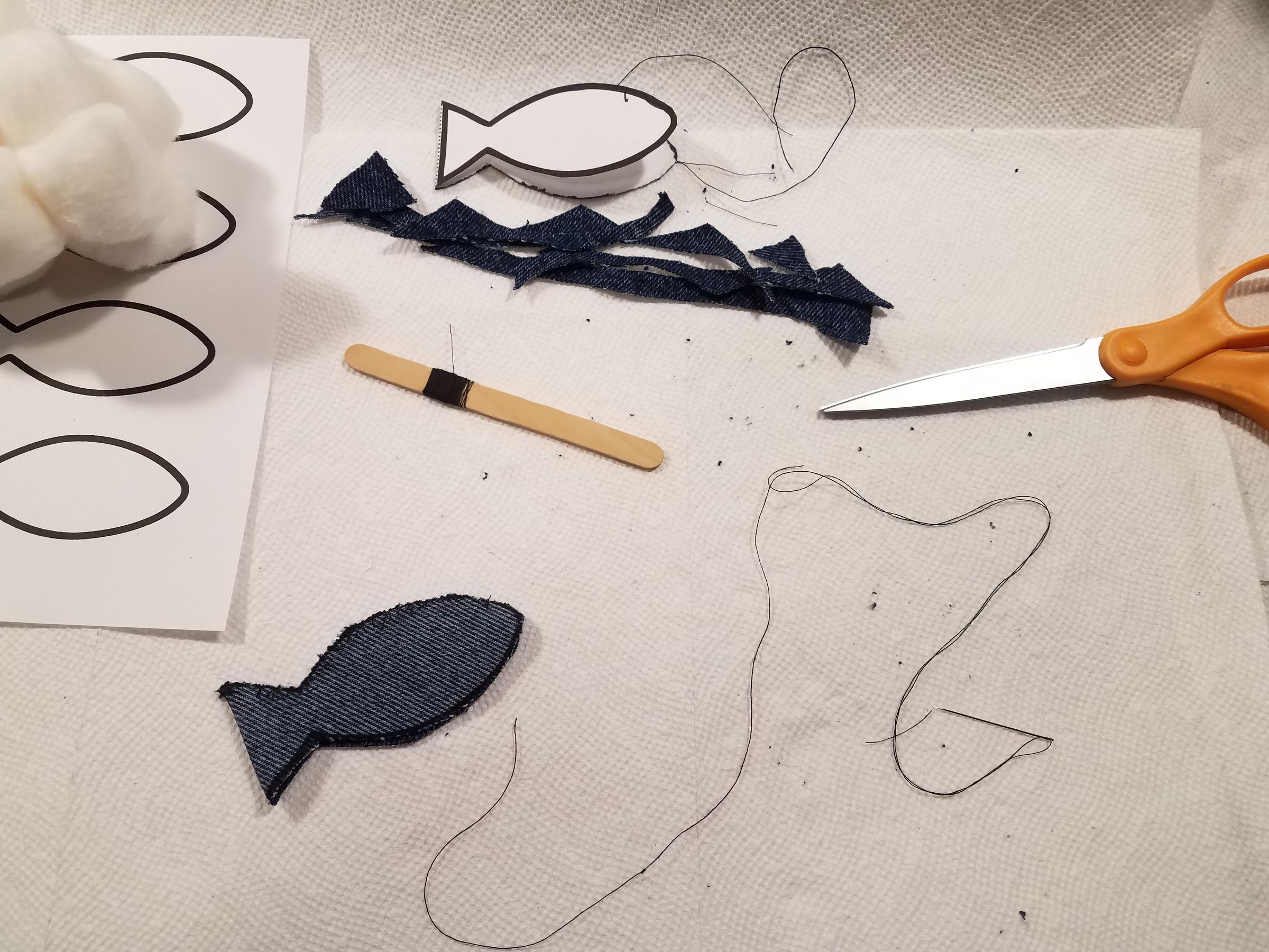 Make Your Own Mini Catnip Fish Out of Old Blue Jeans - DIY Cat Toys for Very Cheap or Free ...