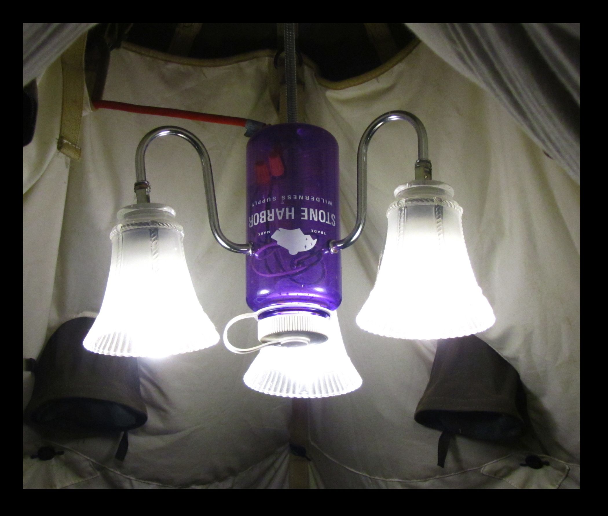 Nalgene Chandelier - Instructables