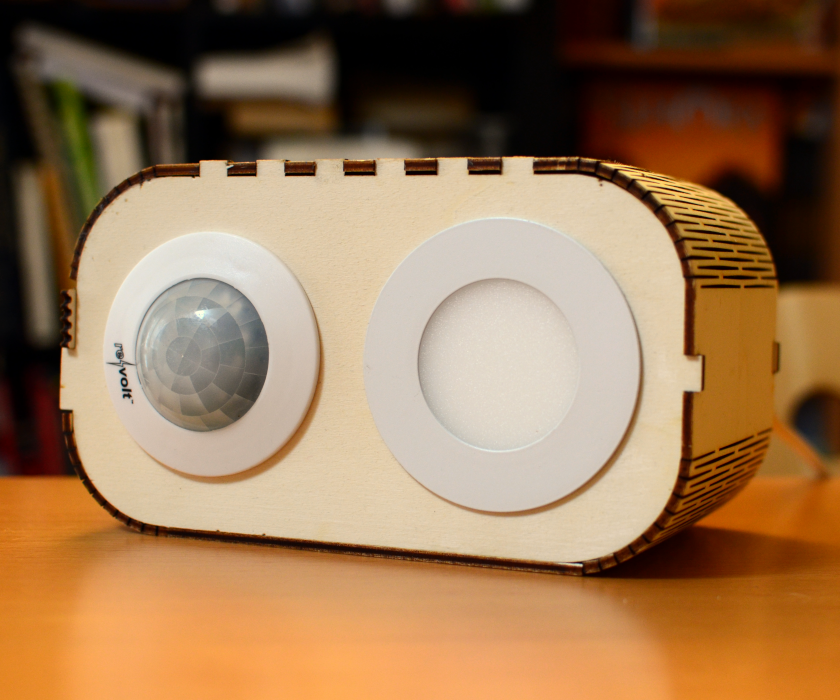 Motion Detector Lamp : 4 Steps (with Pictures) - Instructables