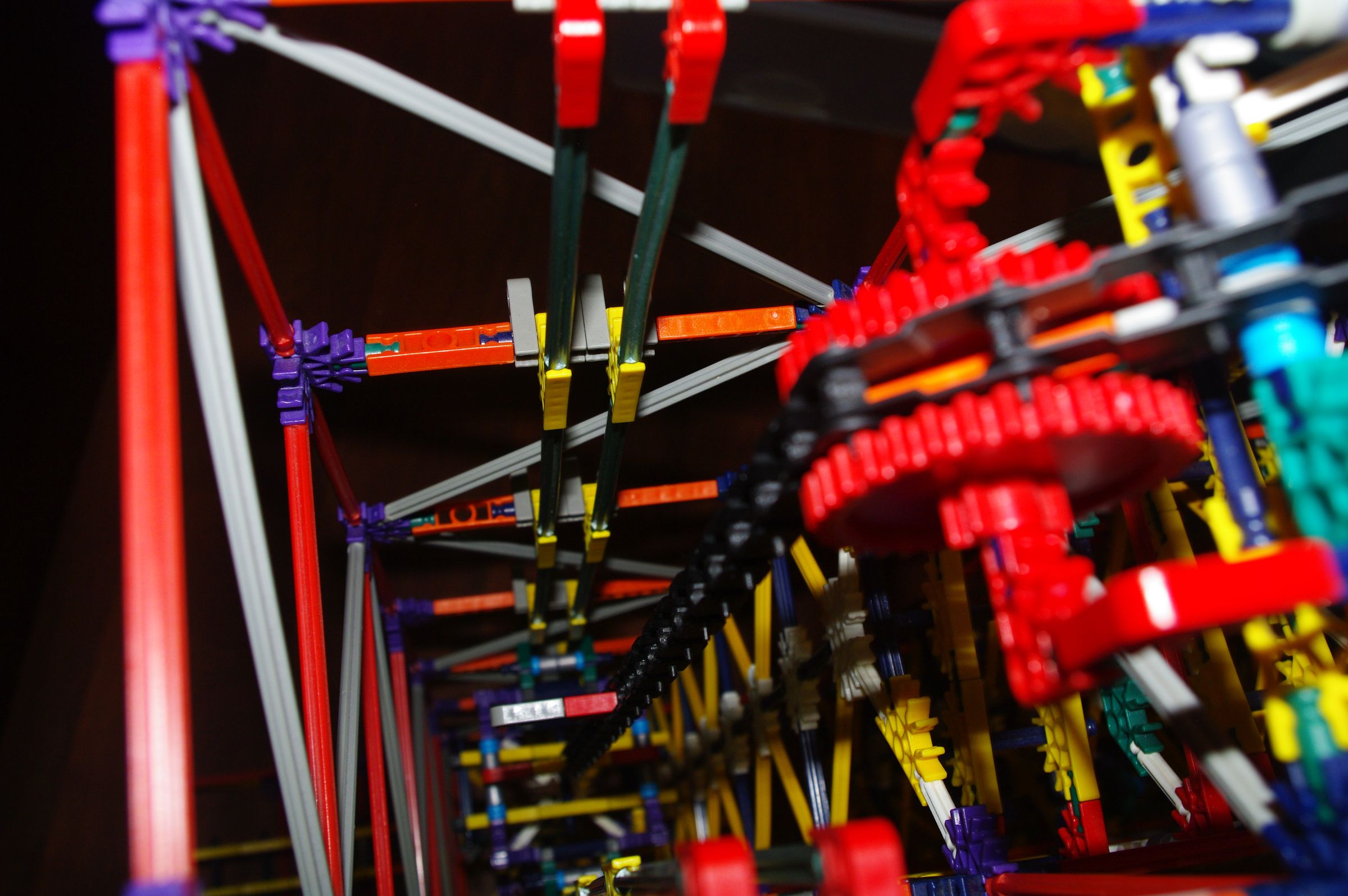 Double Chain Elevator Lift, a K'nex Ball Machine Lift : 6 Steps ...