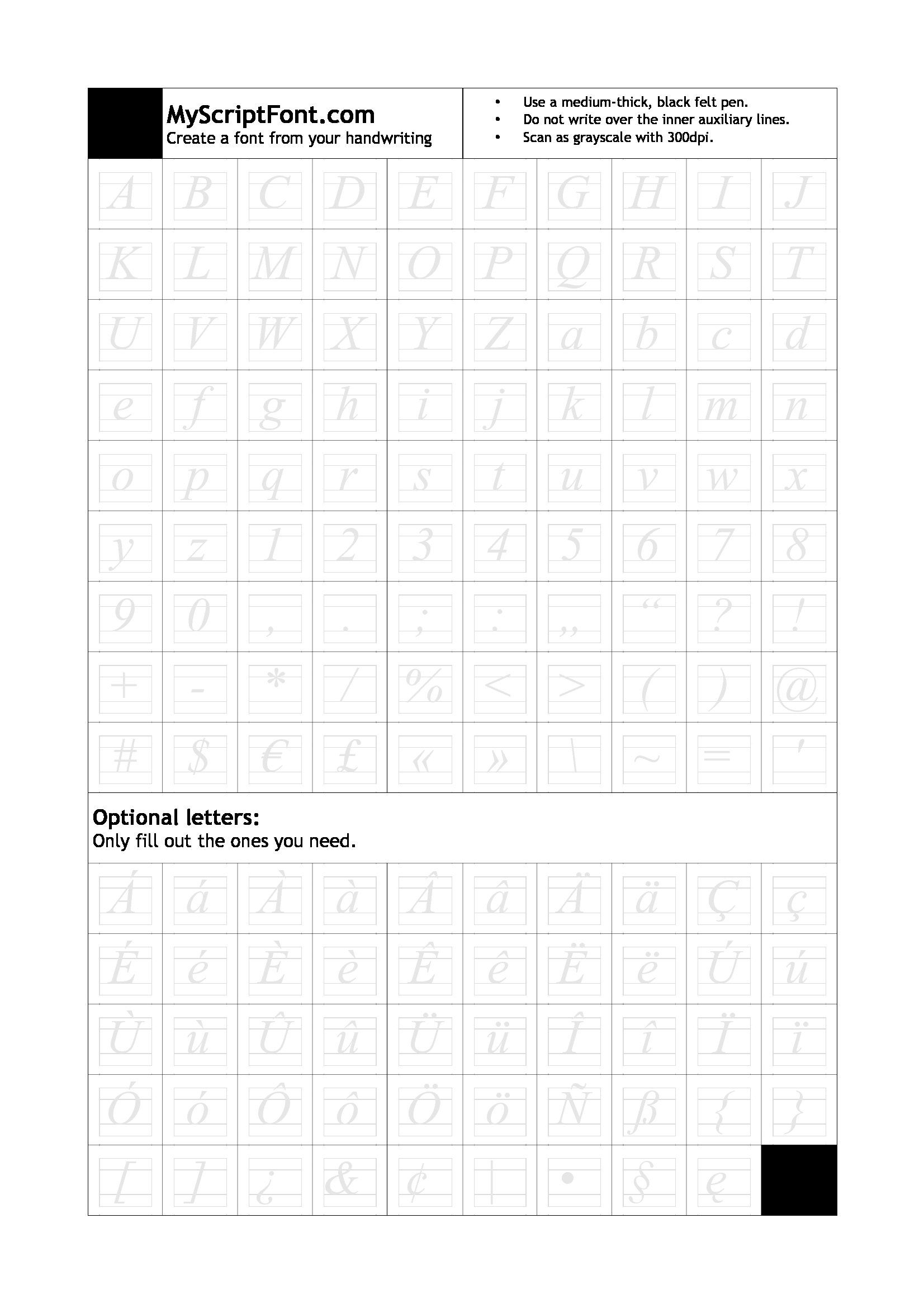 How to Create Your Own Font : 5 Steps - Instructables