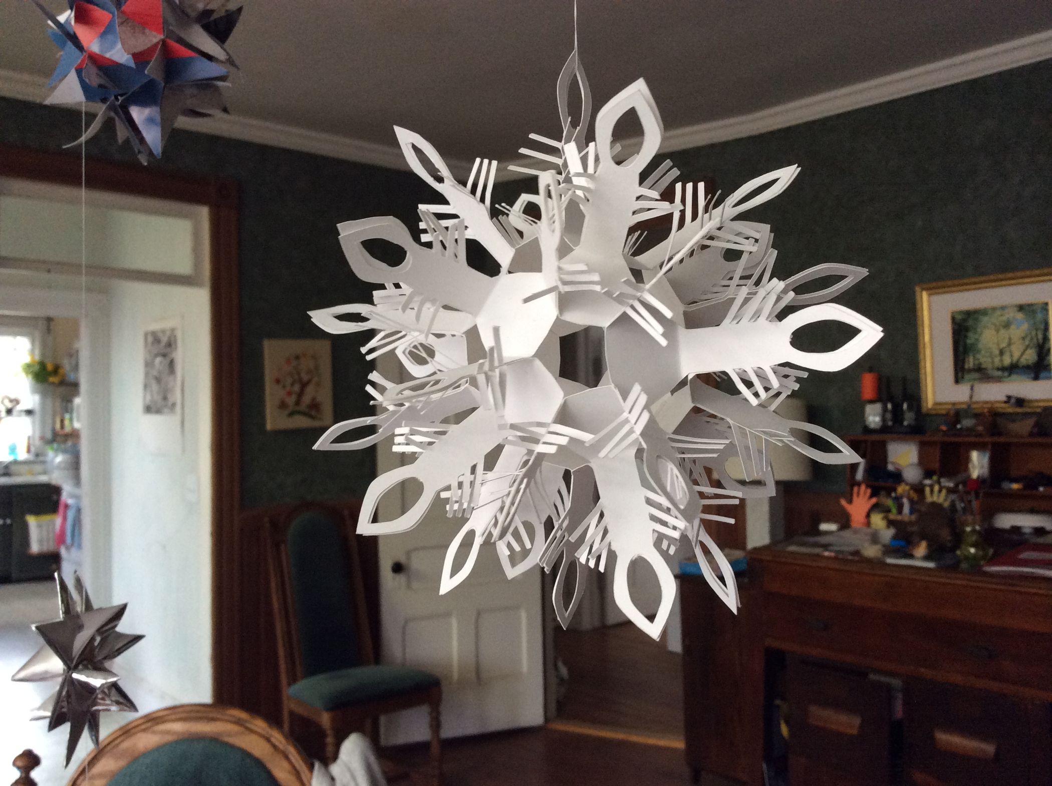 3 D Paper Snow Decoration : 7 Steps (with Pictures) - Instructables