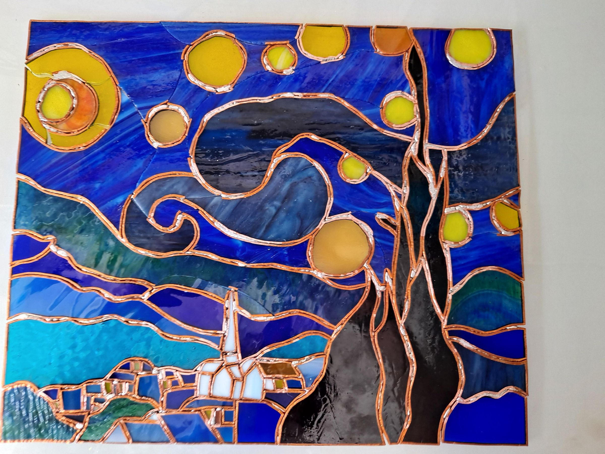 Starry Night Stained Glass : 9 Steps (with Pictures) - Instructables