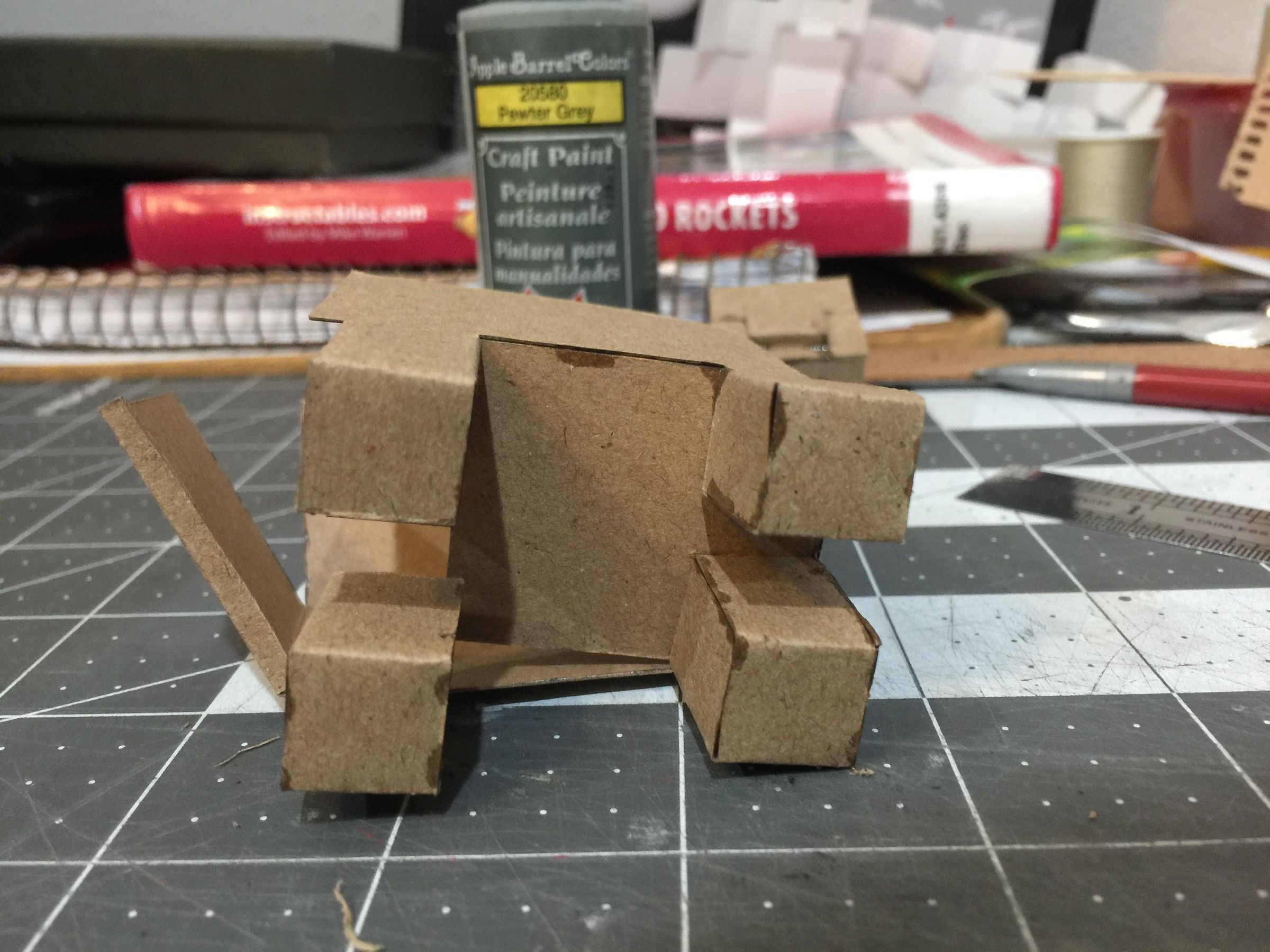 Cardboard Minecraft Pig : 3 Steps (with Pictures) - Instructables