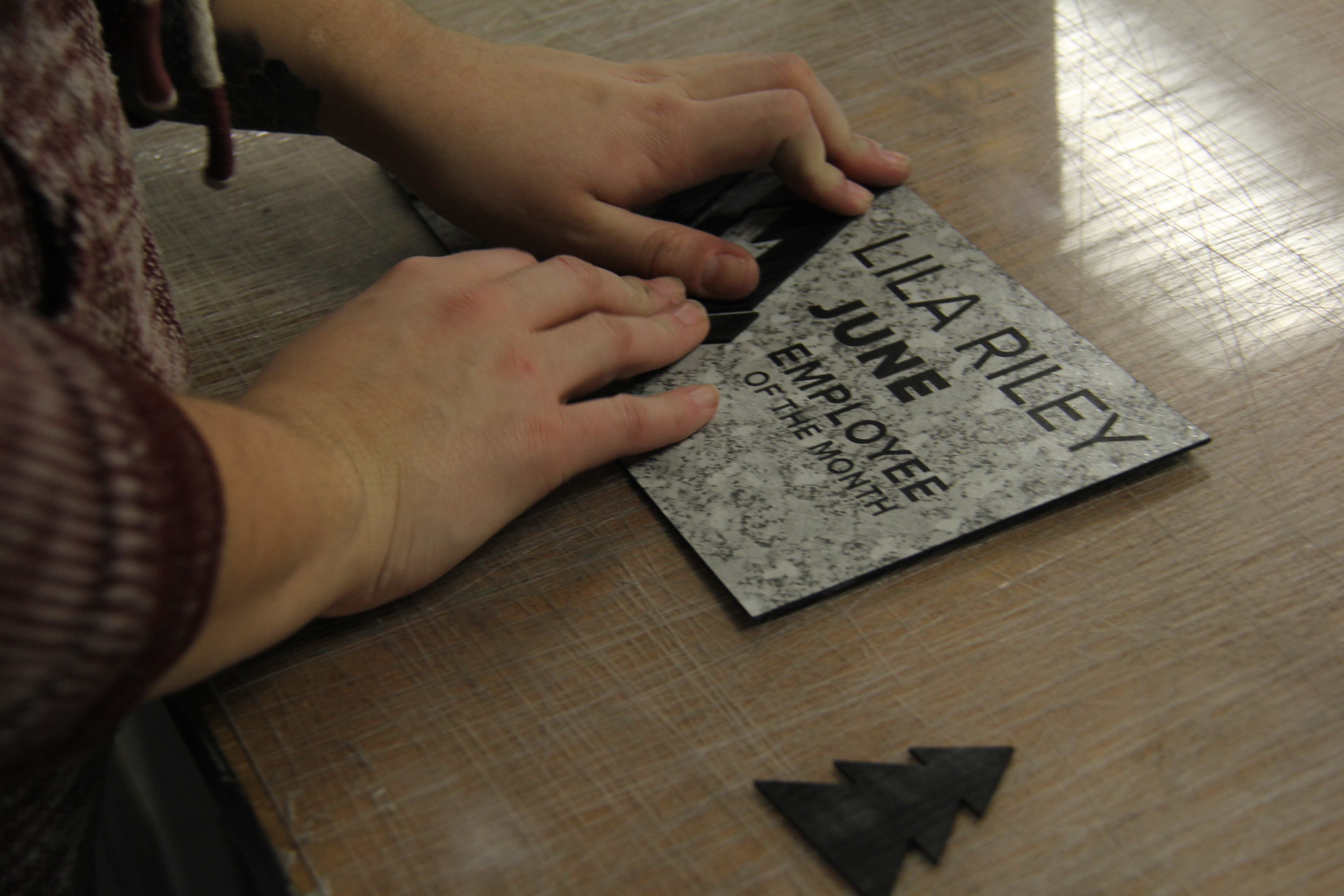 Laser Fabricating a Sign Using Rowmark's the Naturals : 10 Steps (with ...
