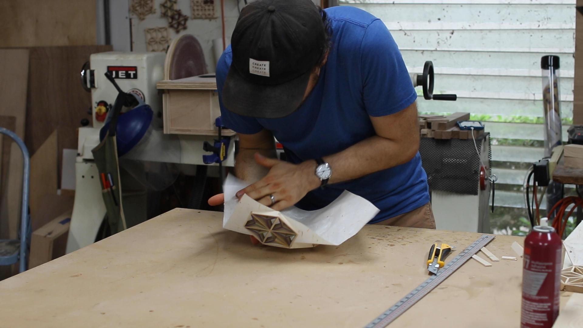 Truncated Icosahedron Kumiko Lamp : 8 Steps (with Pictures) - Instructables