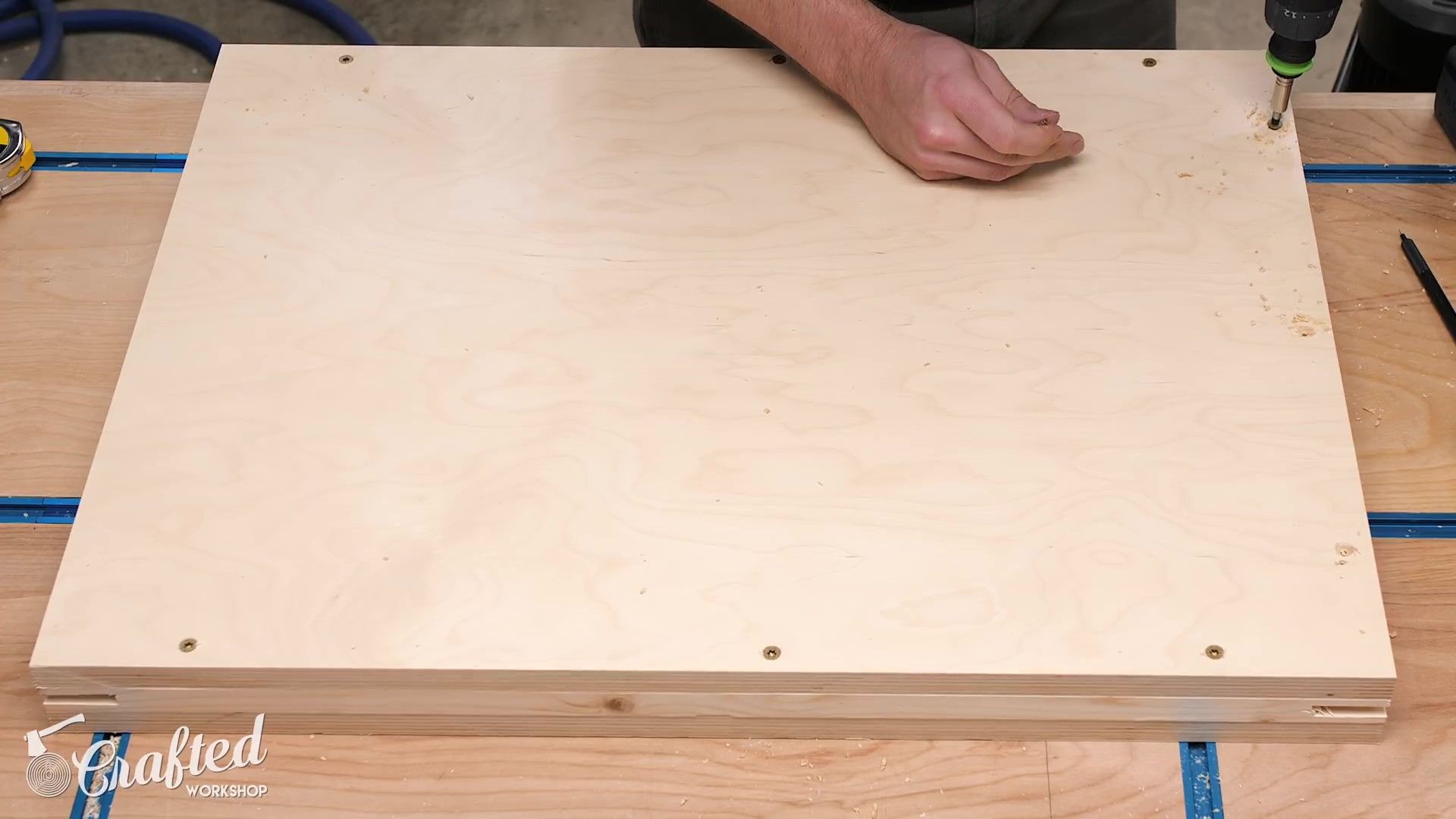 How to Build a DIY Flip Top Tool Stand Workstation // Woodworking Shop ...