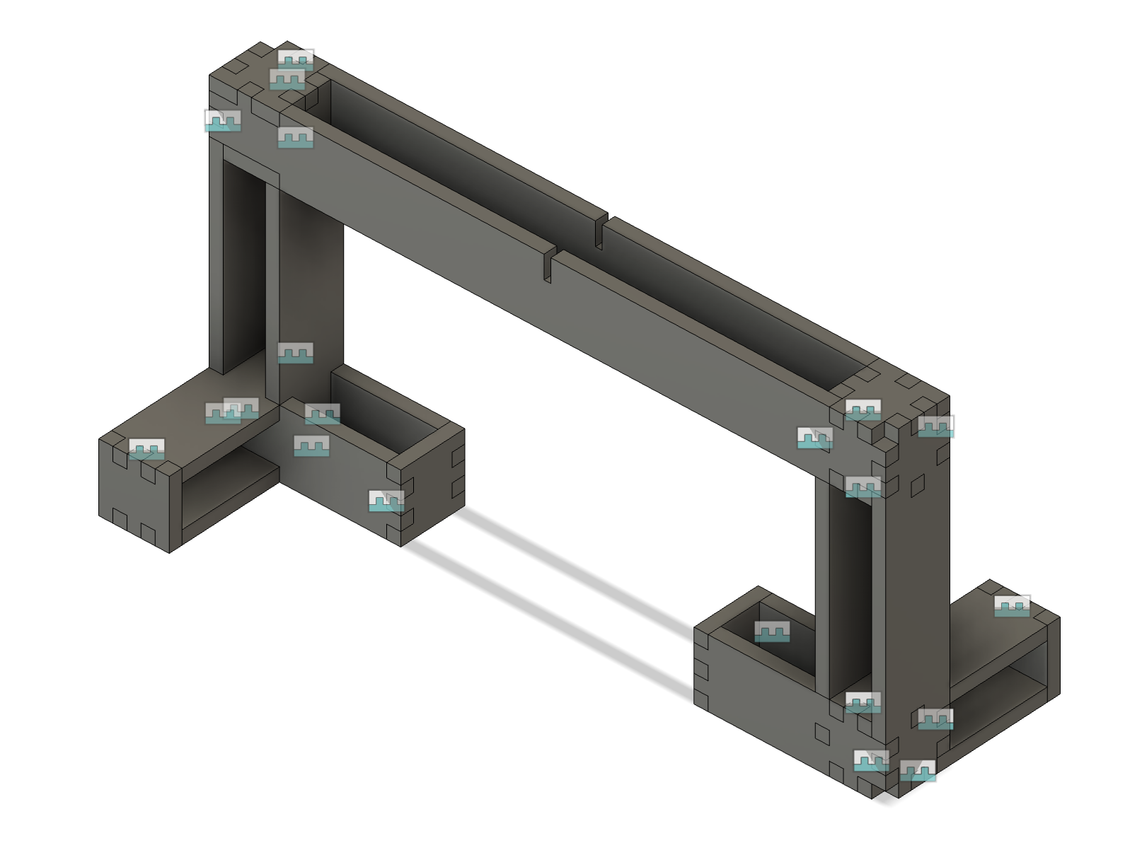 Laser Cut Living Hinge and 3d Tenon Joint Kinetic Sculpture : 3 Steps ...