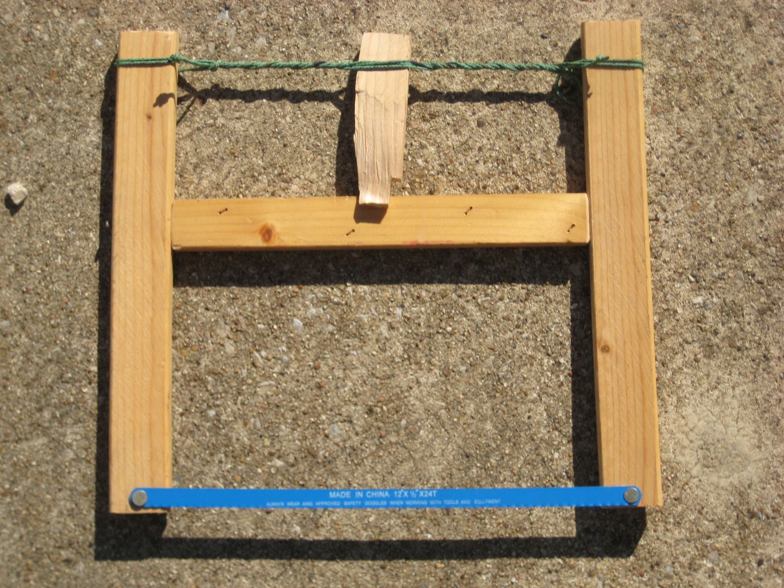 Hacking Together a Bow Saw : 11 Steps (with Pictures) - Instructables