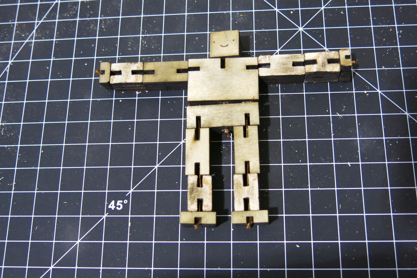 Elasti-Bot: the Posable Wooden Robot : 4 Steps - Instructables