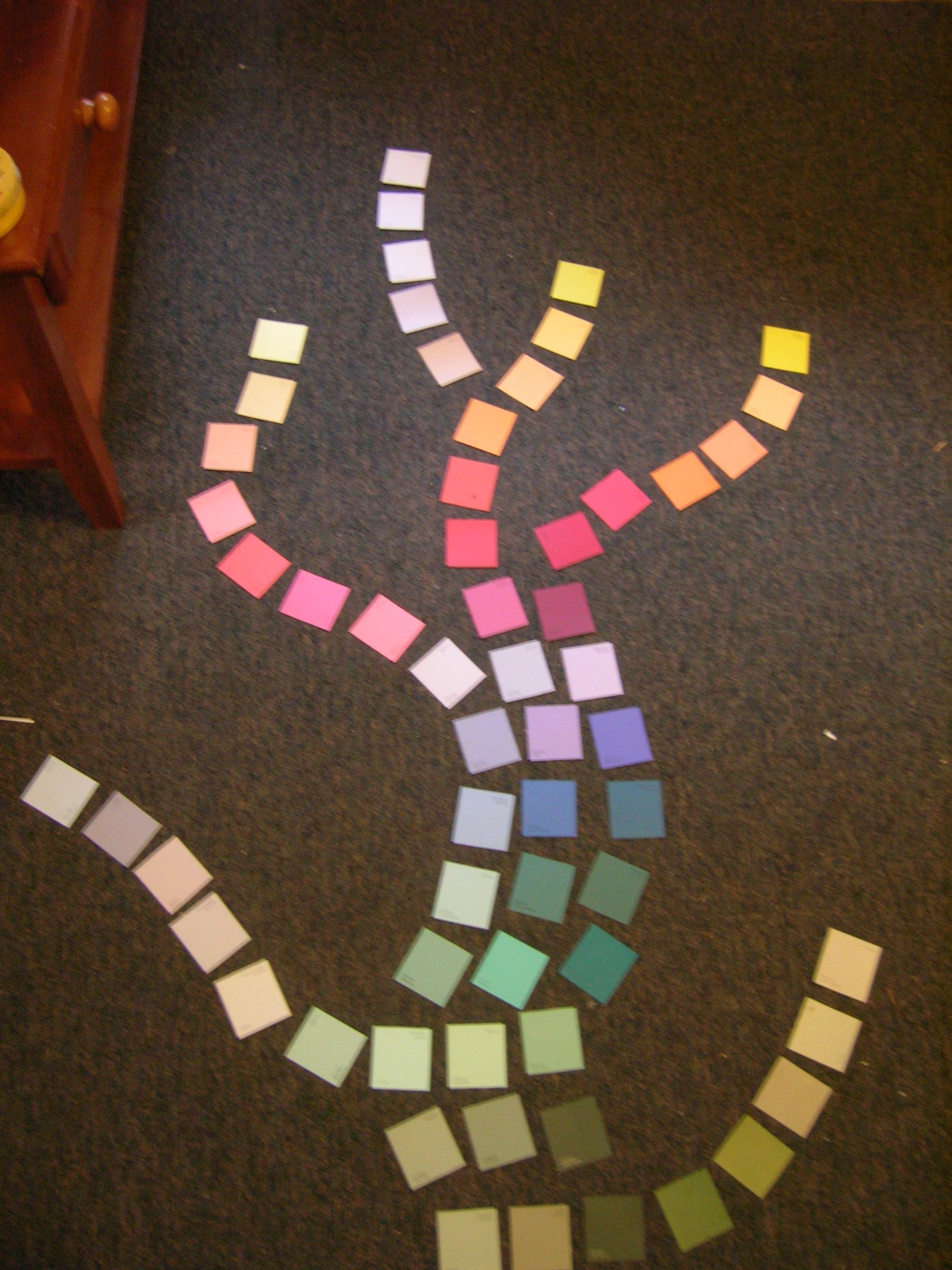 Paint Chip Wall Art : 3 Steps - Instructables