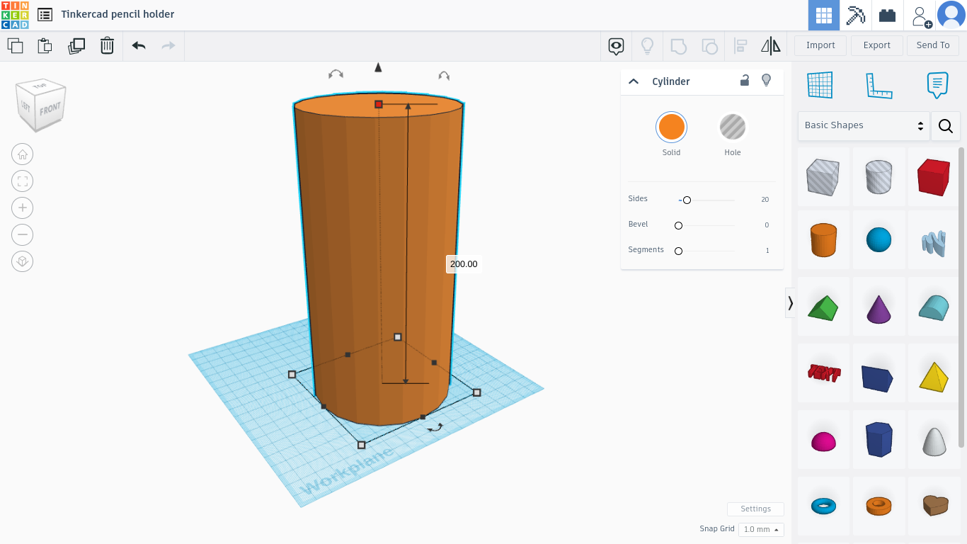 How to Make: Pencil Holder on Tinkercad : 7 Steps - Instructables
