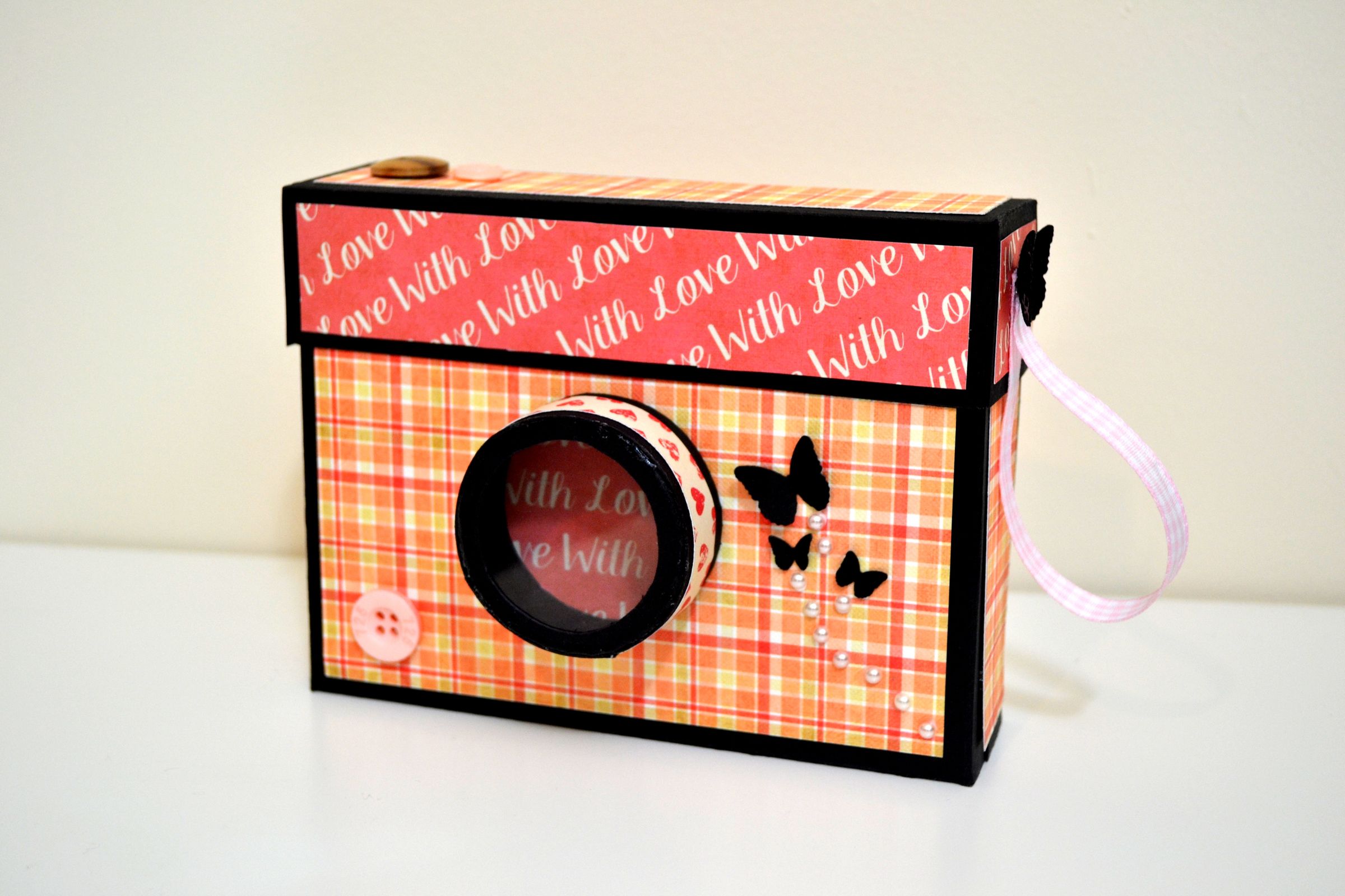 How to Make a Scrapbook Album in a Camera Box | DIY Photo Album | Gift ...