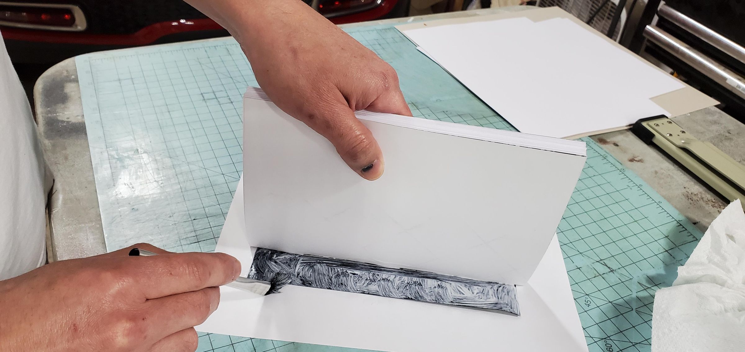 No Sew Book Binding - Easier Way to Make a Sketch Book? : 21 Steps ...