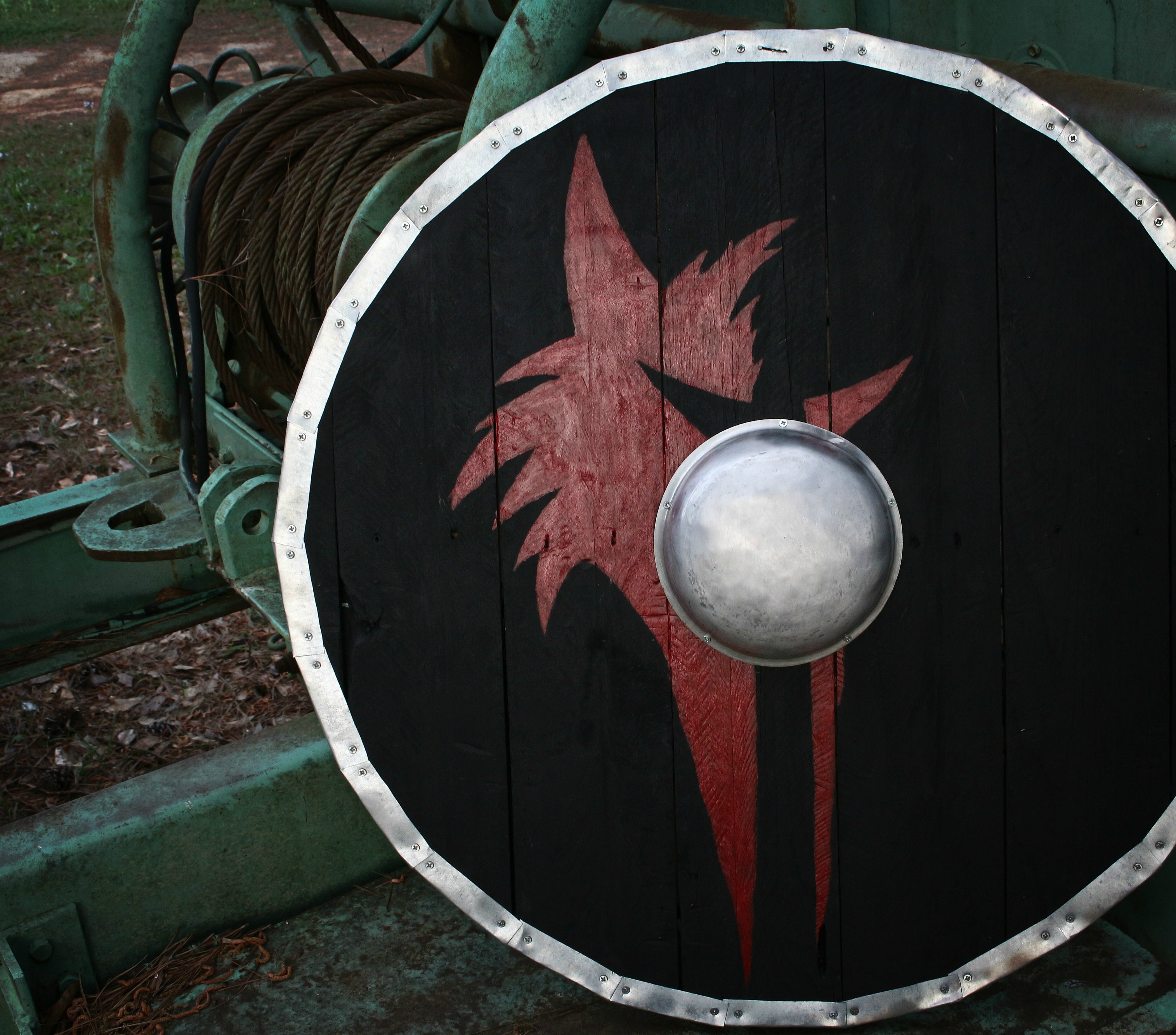 Pallet Wood Viking Shield (Make It Medieval-Ish) : 22 Steps (with ...