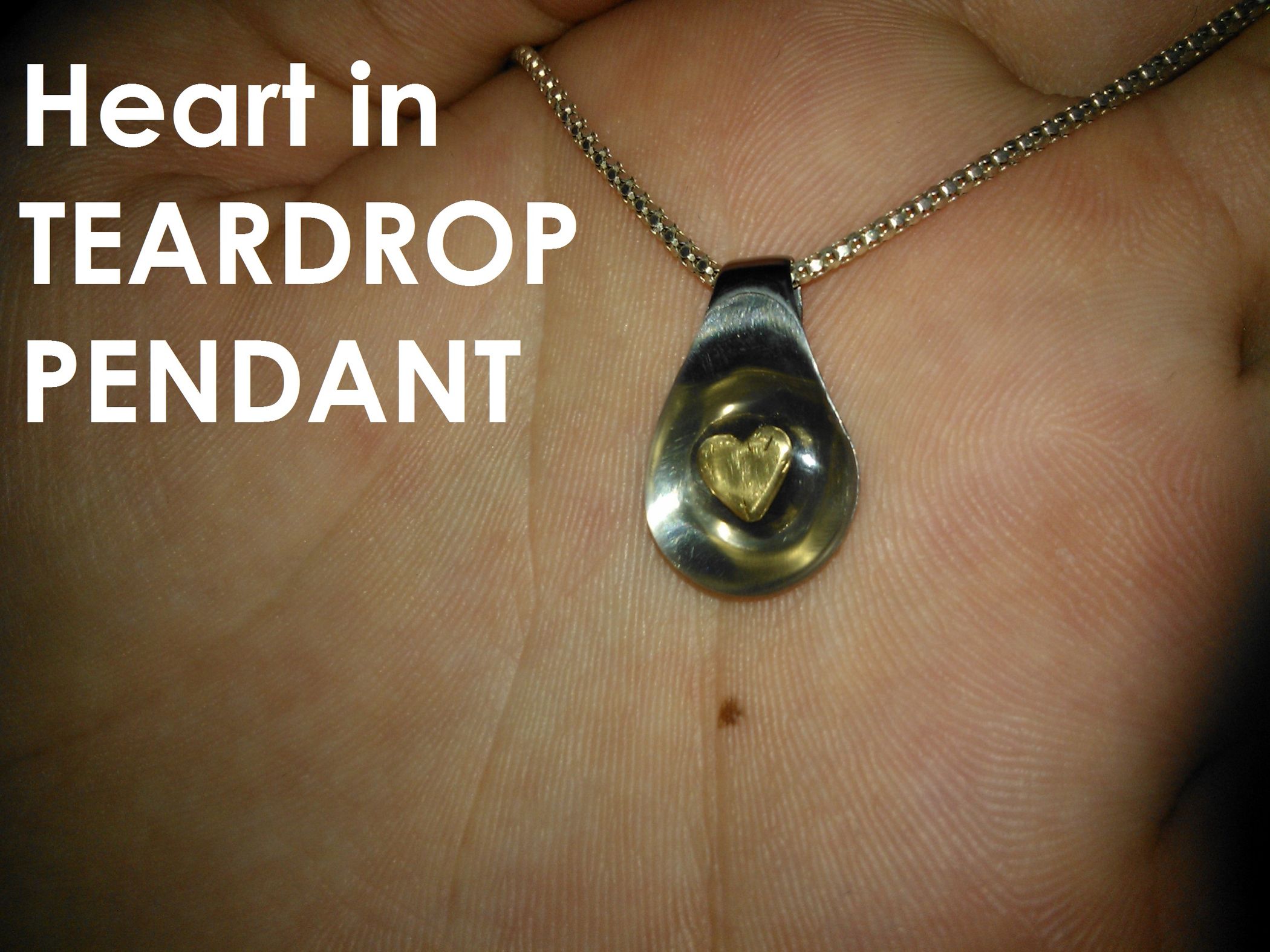 Heart in Teardrop Pendant for Your Love- How To : 5 Steps - Instructables