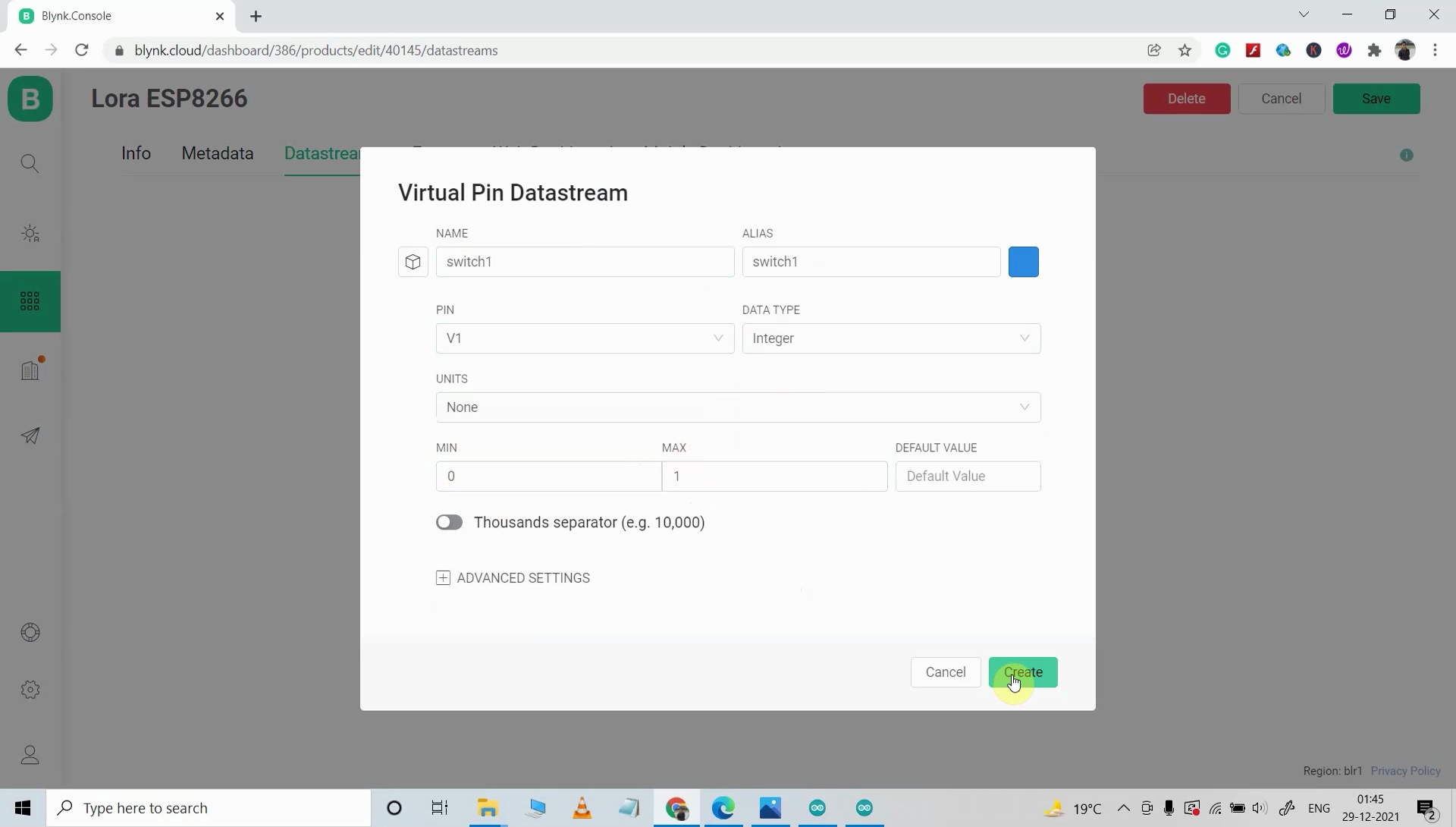 LoRa IoT Project With Arduino ESP8266 Control Relay Using Blynk : 15 ...