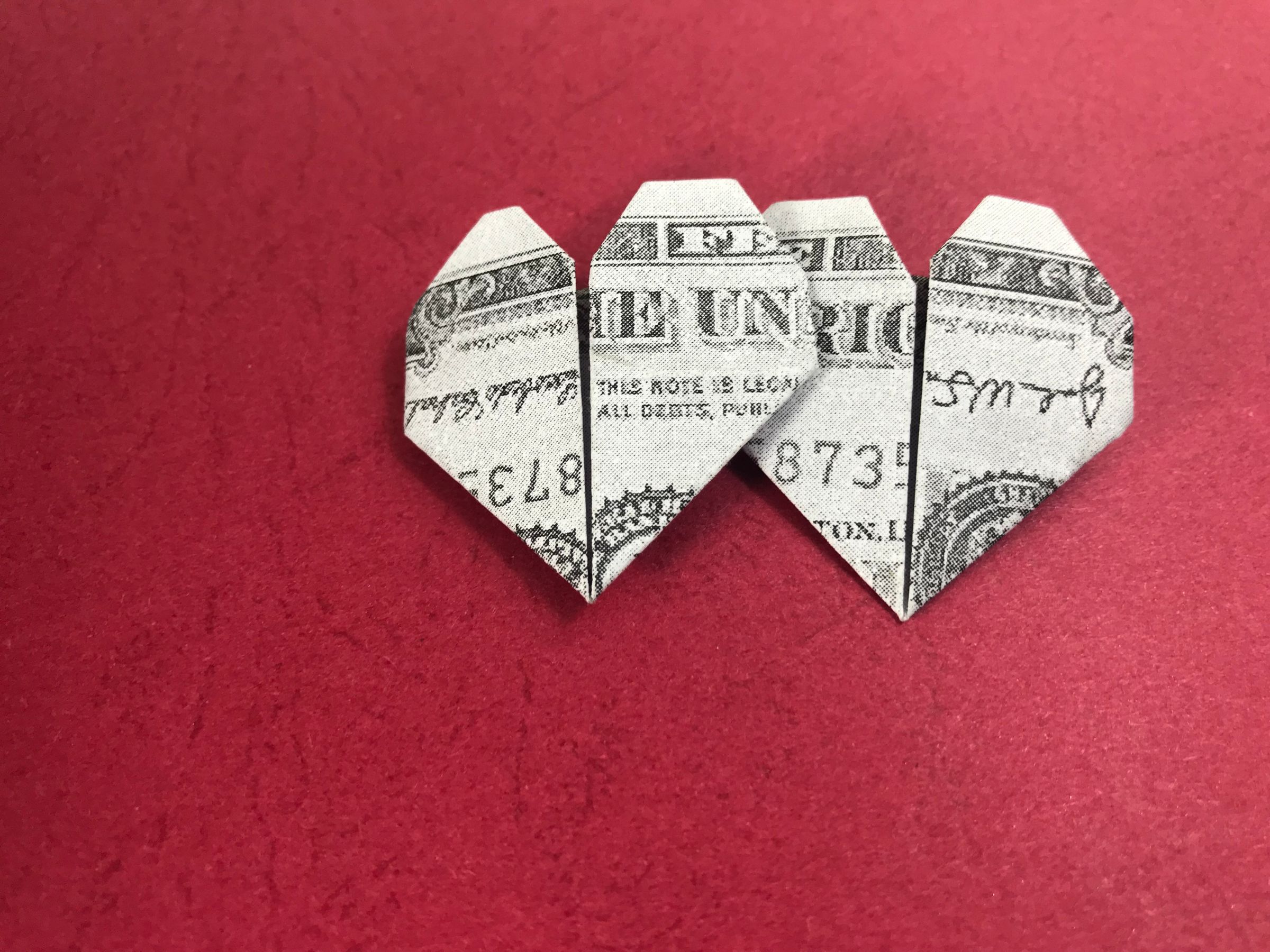 How To Make An Origami Heart In 2020 Money Origami