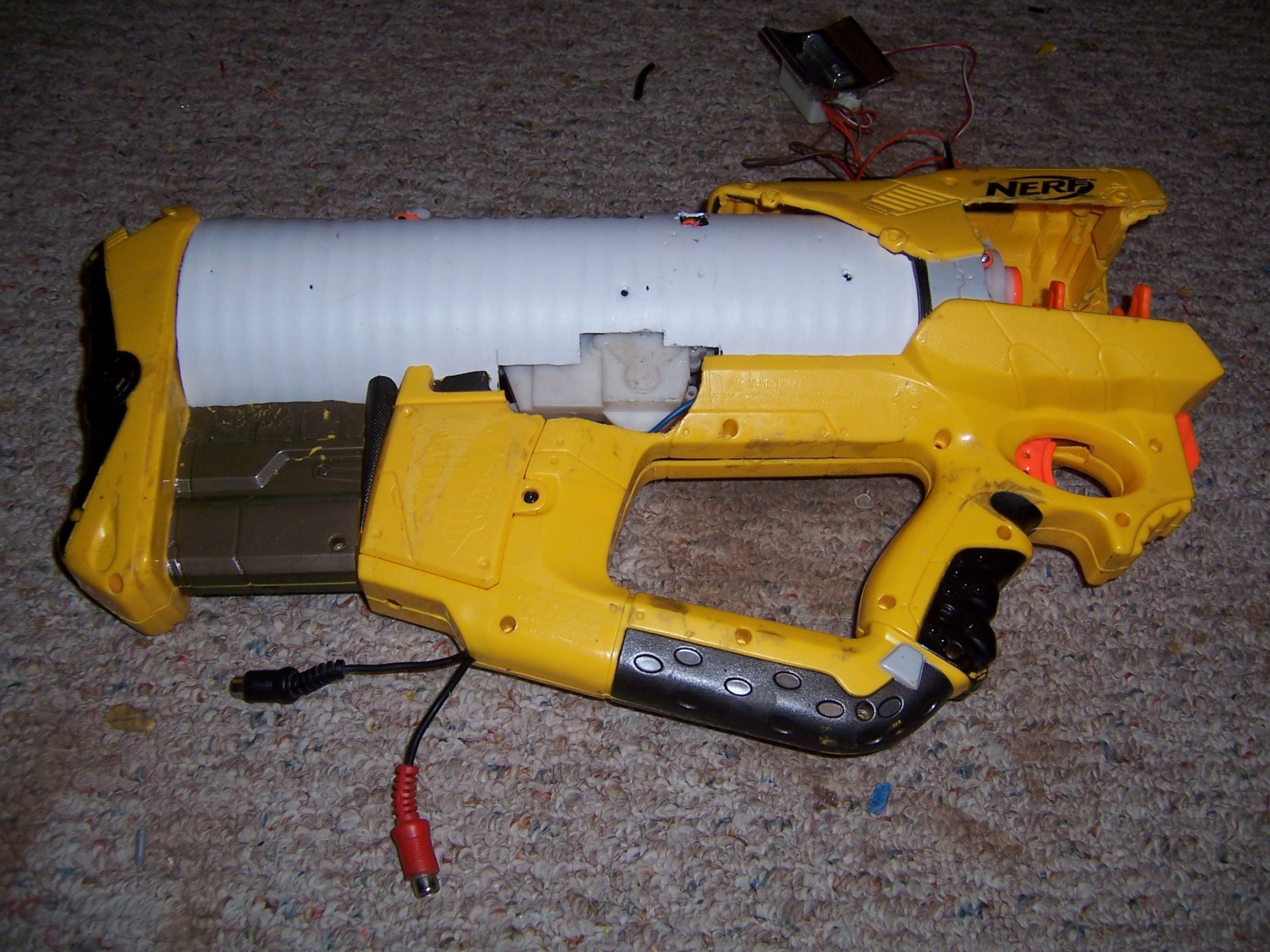 Build the Matrix "Auto-Shotgun", a Cool Nerf Version. : 16 Steps (with ...