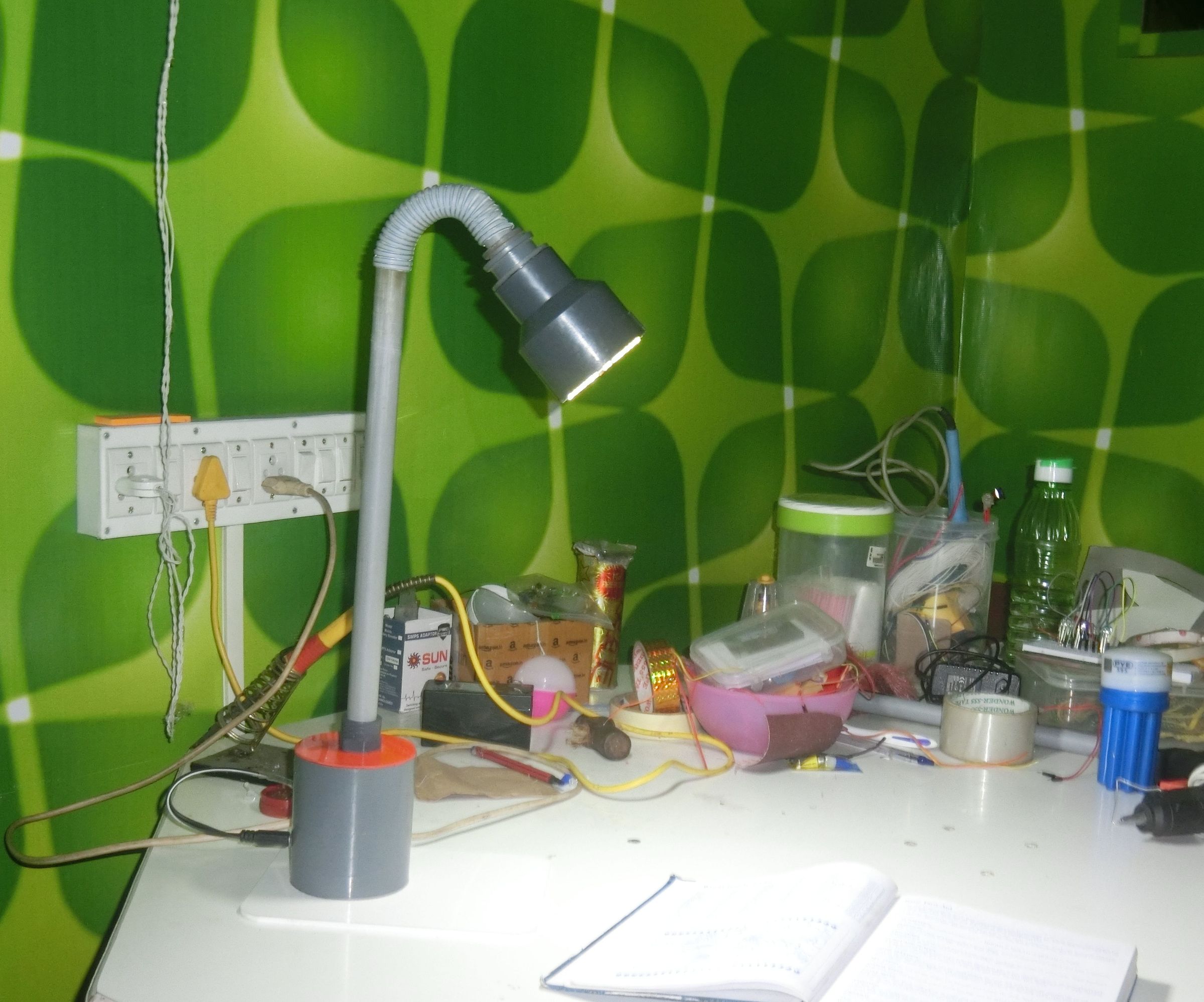 LED Table Lamp Using PVC : 6 Steps - Instructables