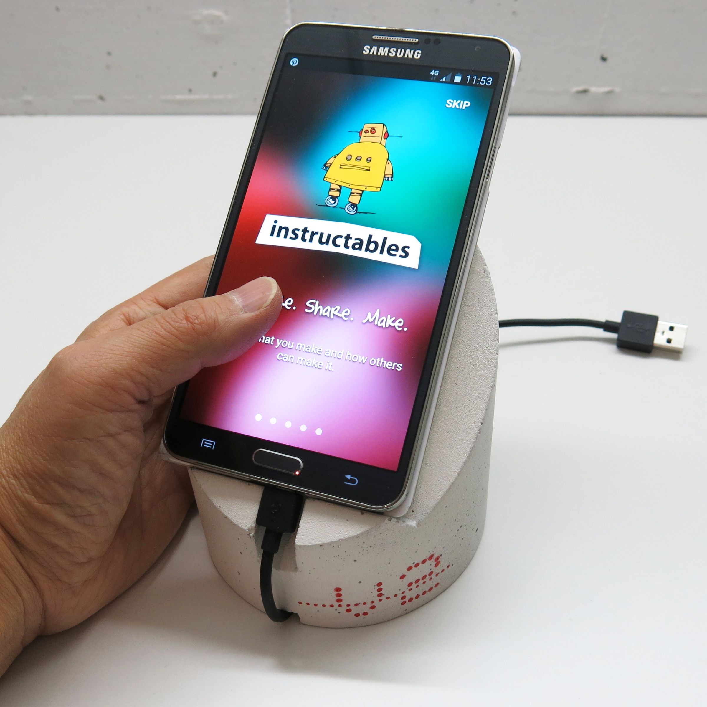 Stylish Concrete Phone Stands : 11 Steps (with Pictures) - Instructables