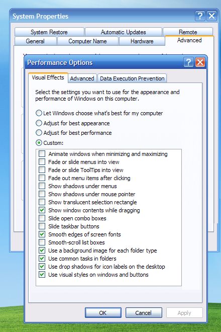 Windows Xp My Computer Properties