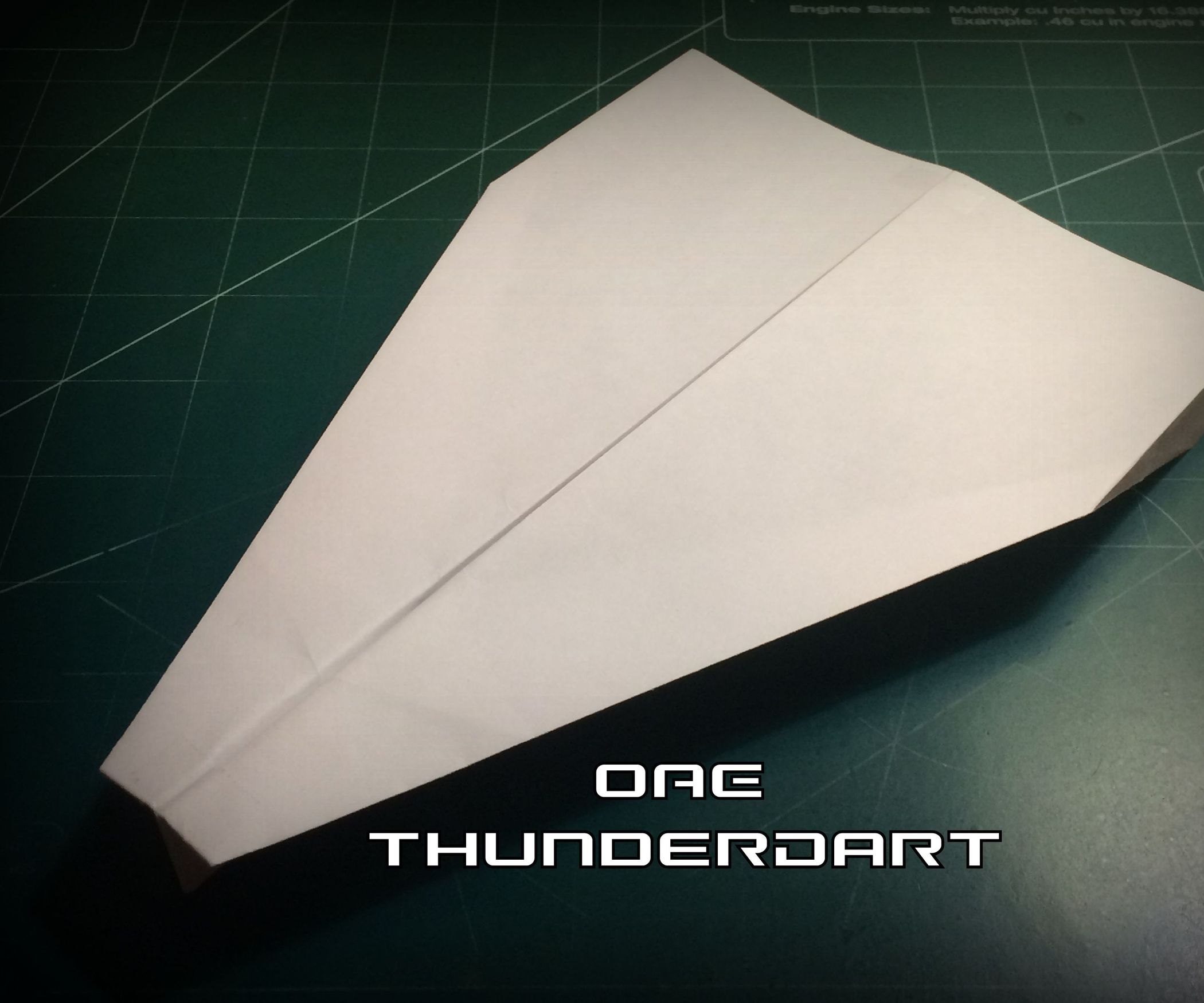 How to Make the ThunderDart Paper Airplane : 7 Steps - Instructables