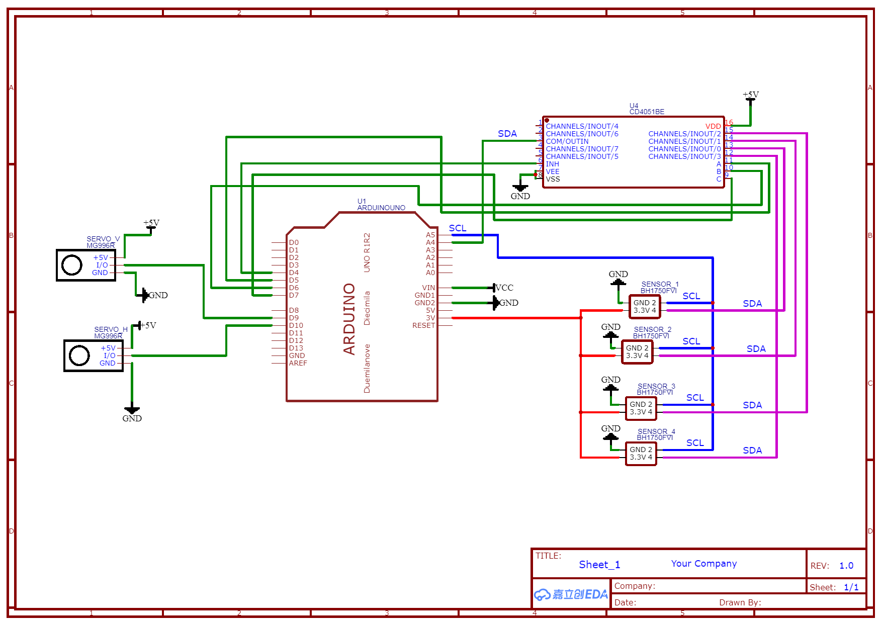 BH1750FVI Based Dual Axis Solar Tracker : 5 Steps - Instructables