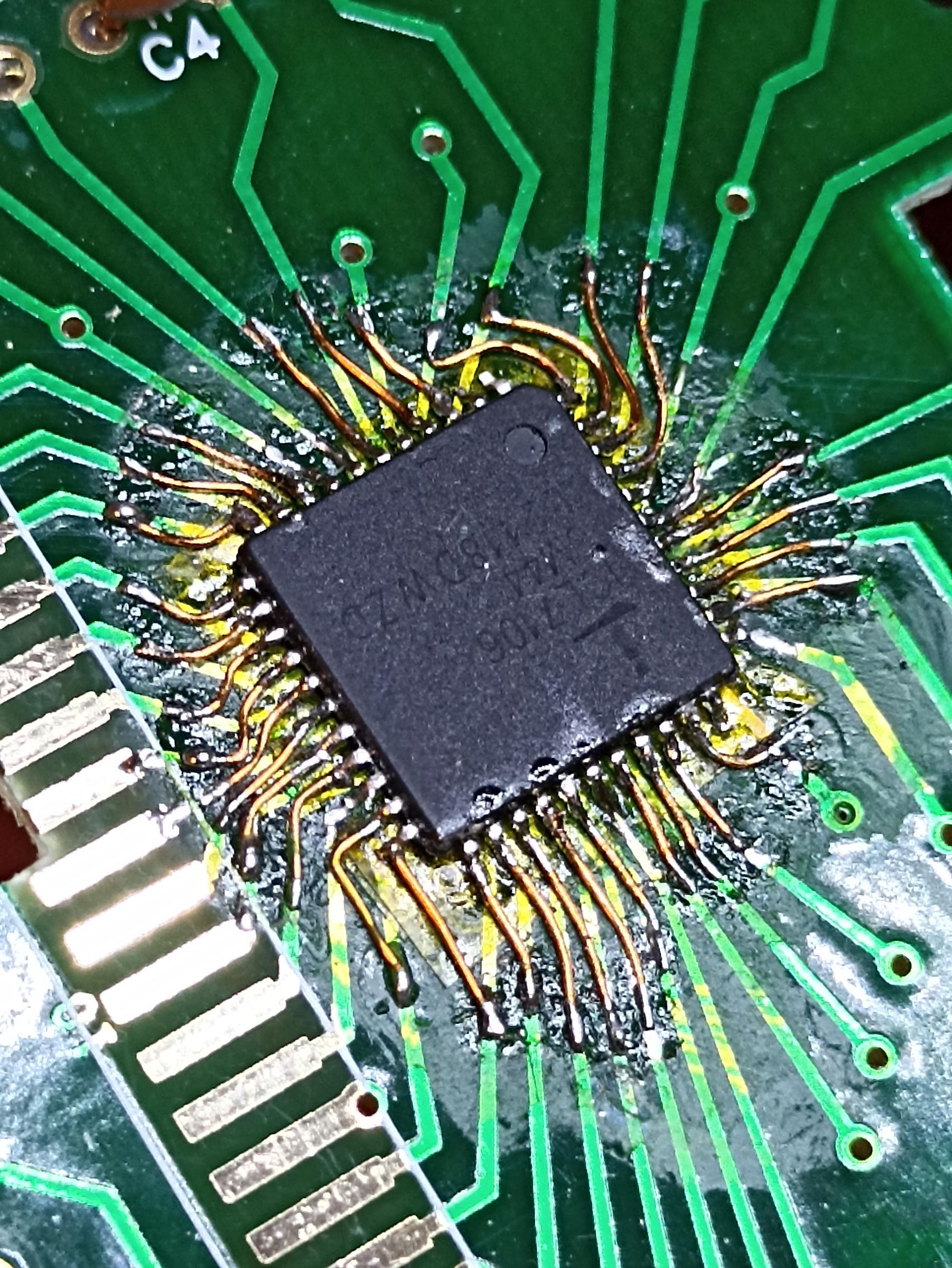 Replacing a 40 Pin COB With a 44 Pin QFP : 3 Steps (with Pictures ...