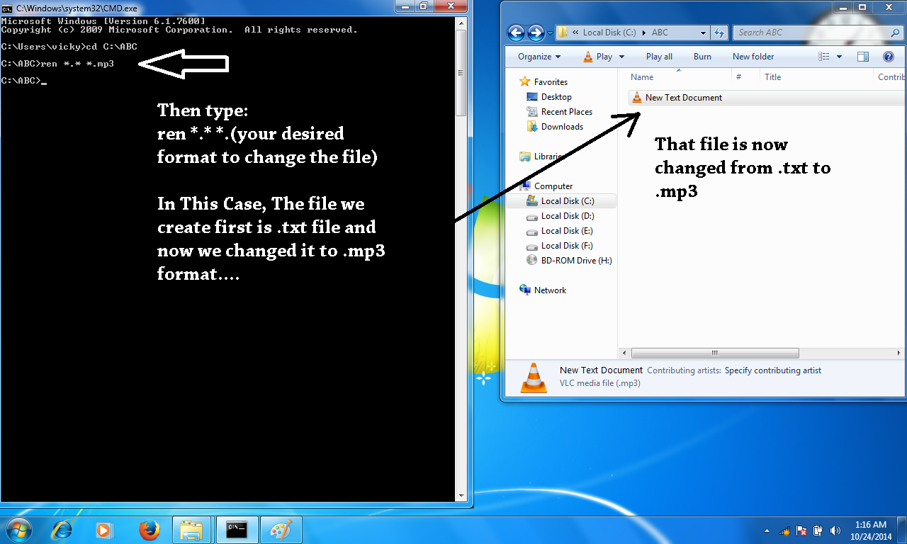 How to Change File Format Through CMD : 7 Steps - Instructables