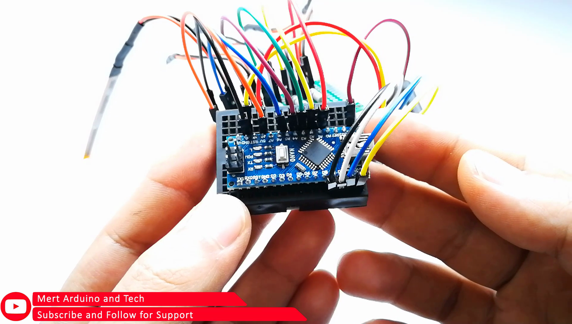 Robotic Hand With Wireless Glove Controlled | NRF24L01+ | Arduino : 7 ...