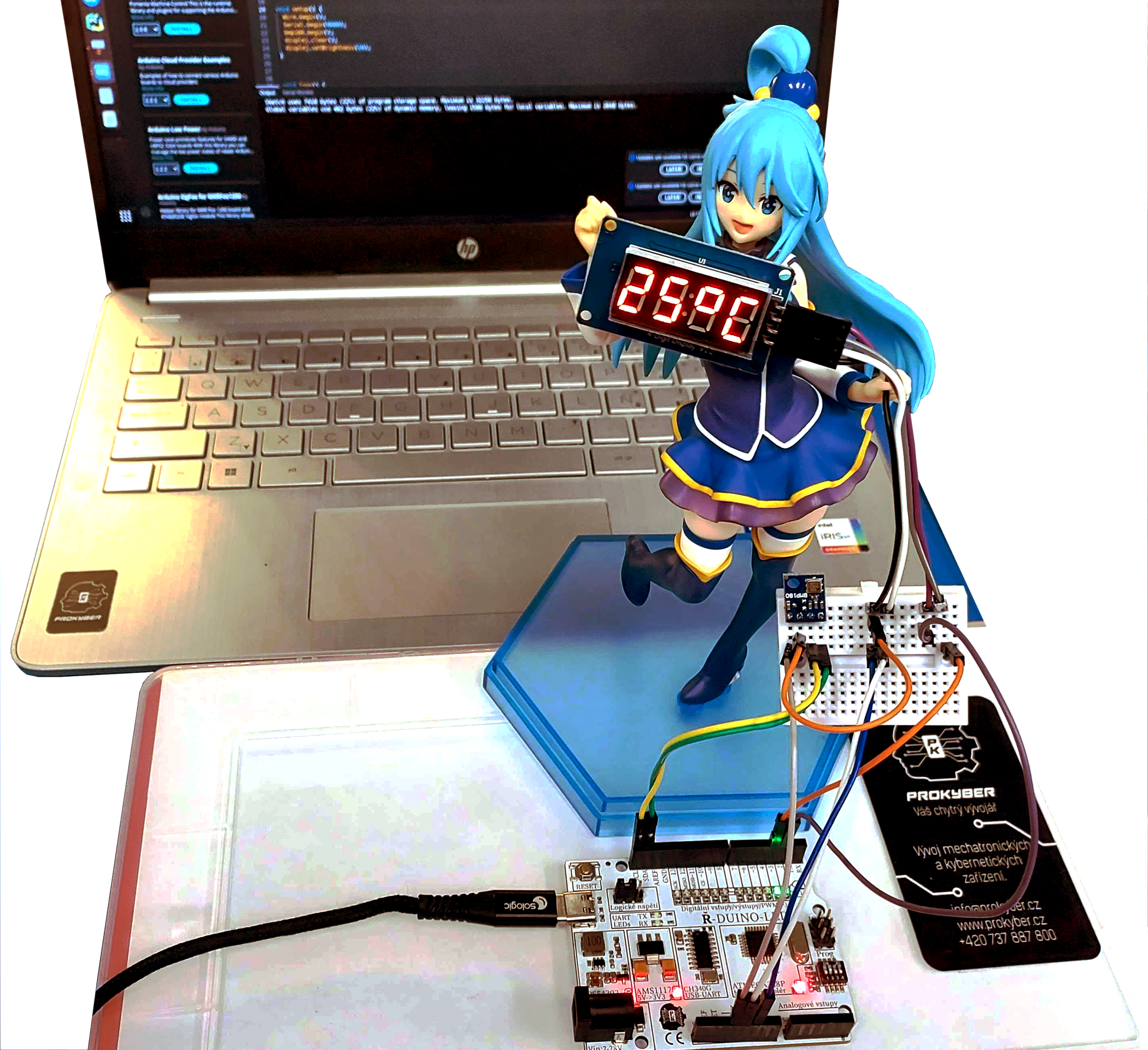 Pokojový Teploměr S Ř-duino-LED : 5 Steps - Instructables