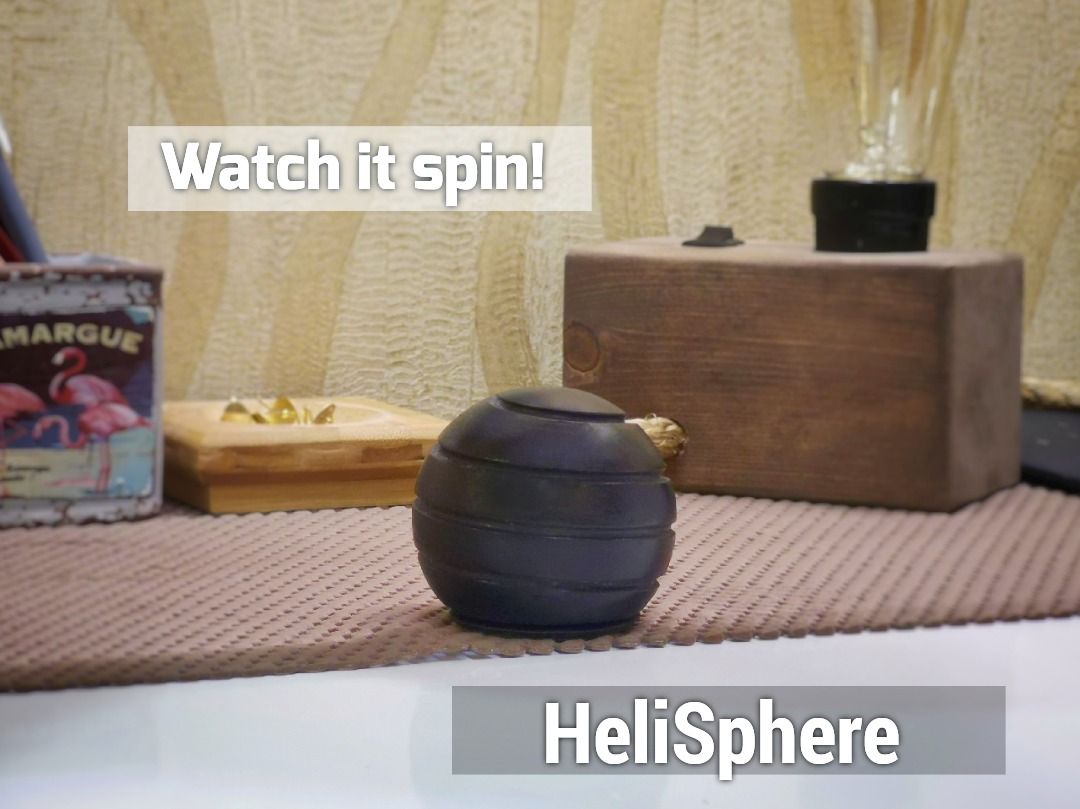 HeliSphere - a Mesmerizing Desktop Toy : 5 Steps (with Pictures ...