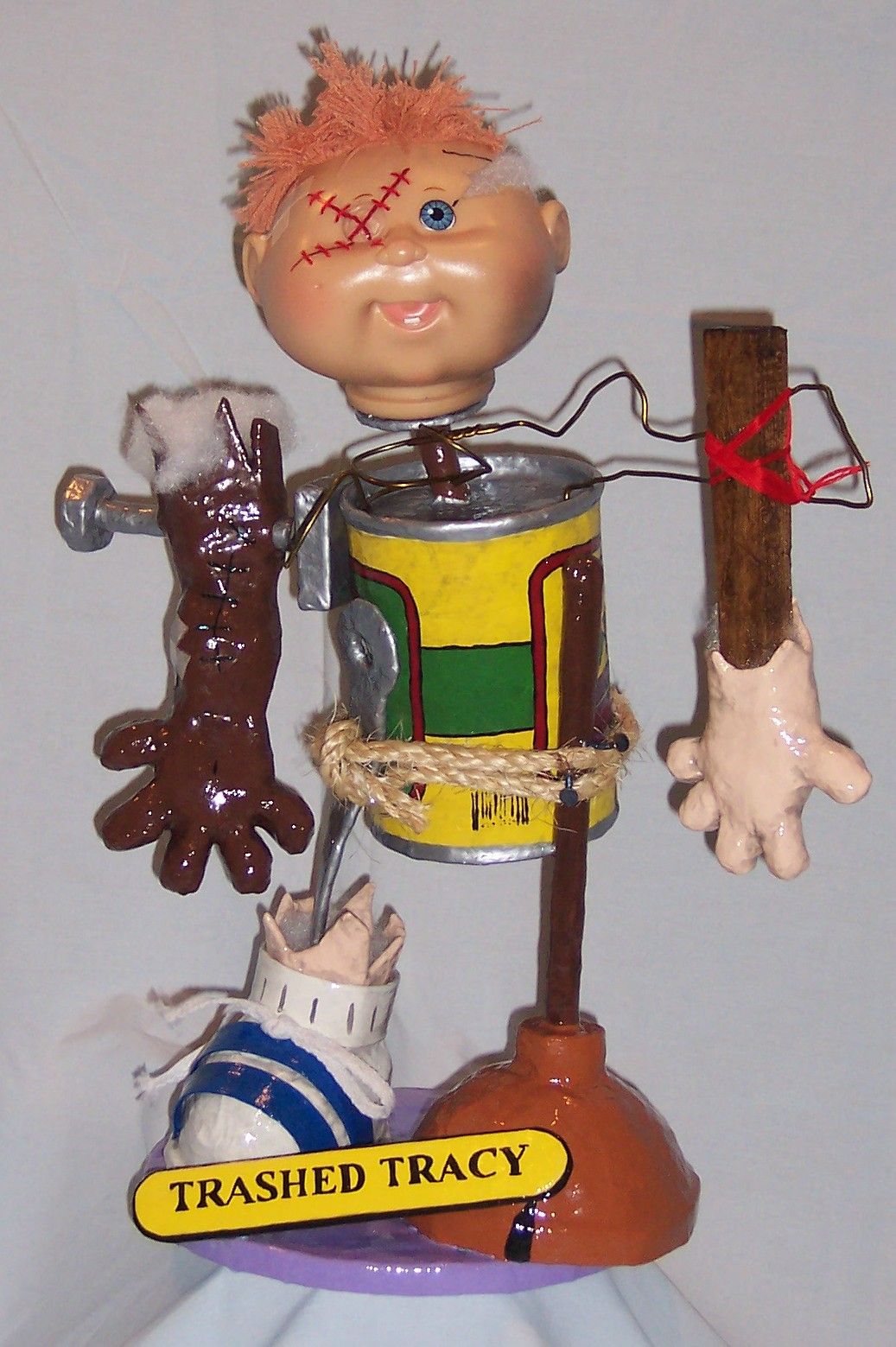 Garbage Pail Kids Sculpture (from Old Cabbage Patch Doll) : 20 Steps ...