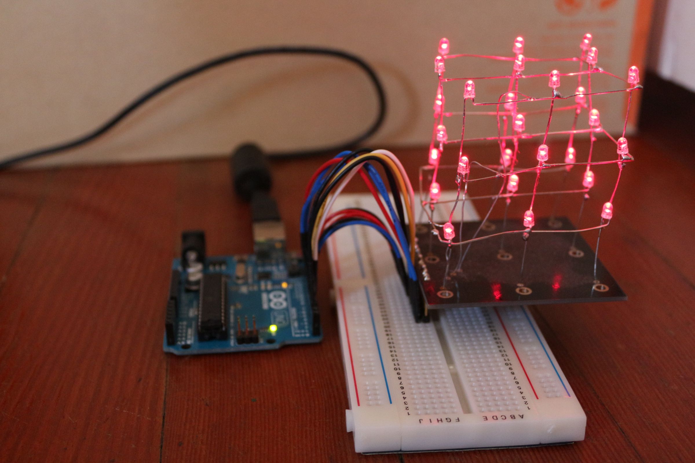 3 X 3 X 3 LED Cube : 3 Steps - Instructables