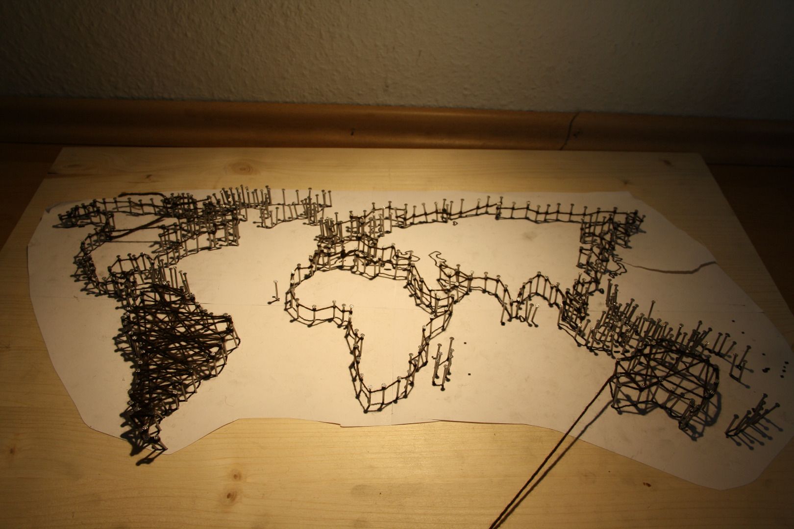 String and Nail Art `World Map´ : 6 Steps (with Pictures) - Instructables