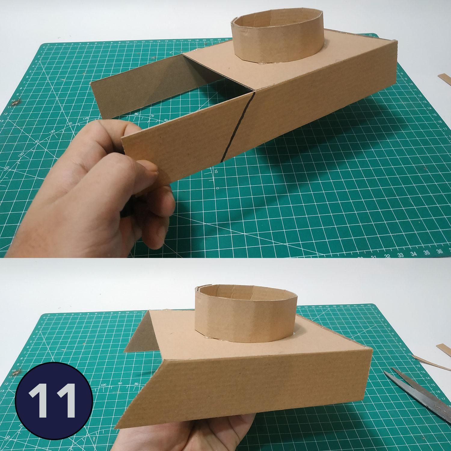 Plastic Cup Into Blender With Cardboard : 6 Steps (with Pictures ...