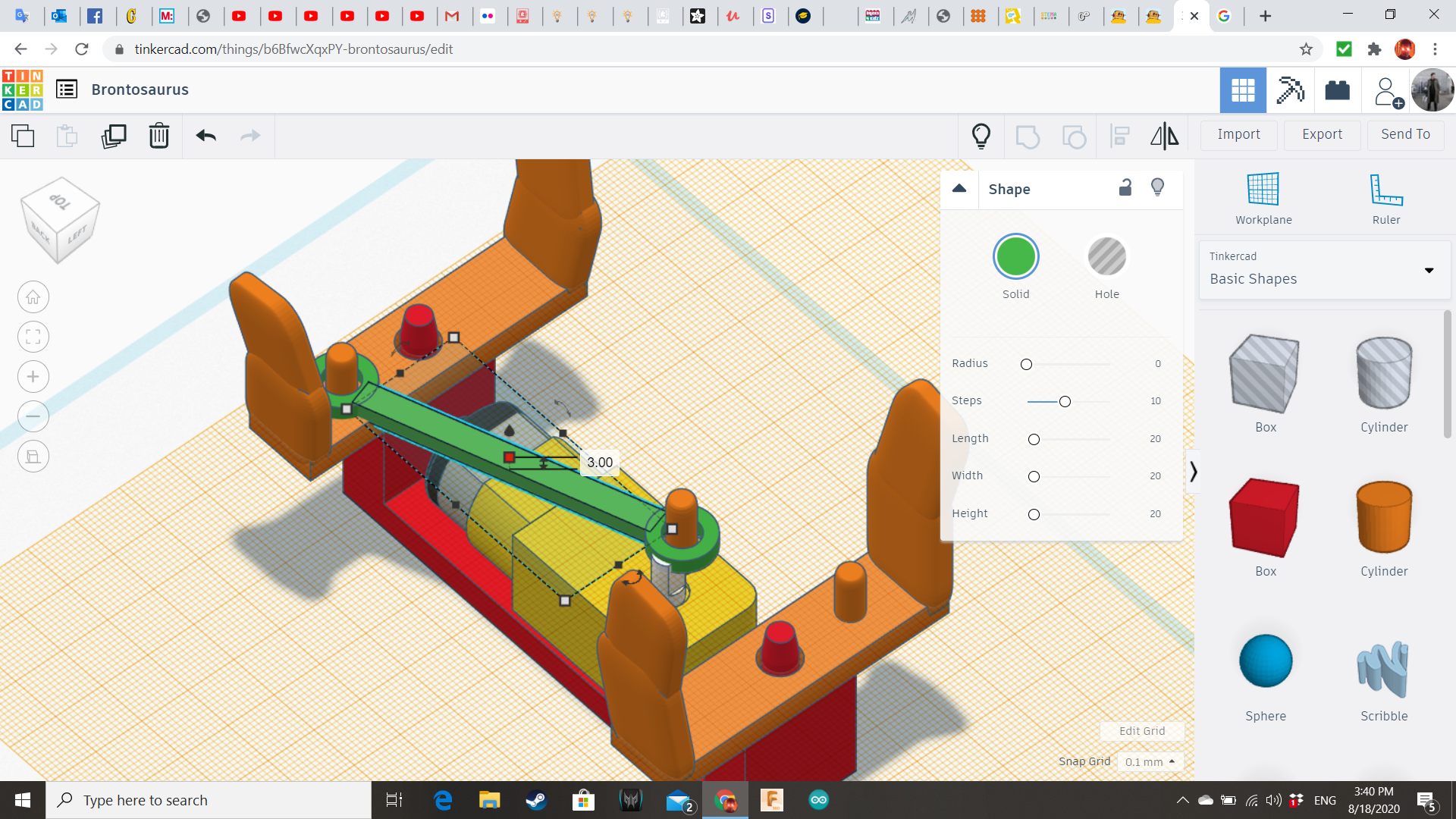 Tinkercad Robotics for School: Create TWO Walking Machines! : 27 Steps ...