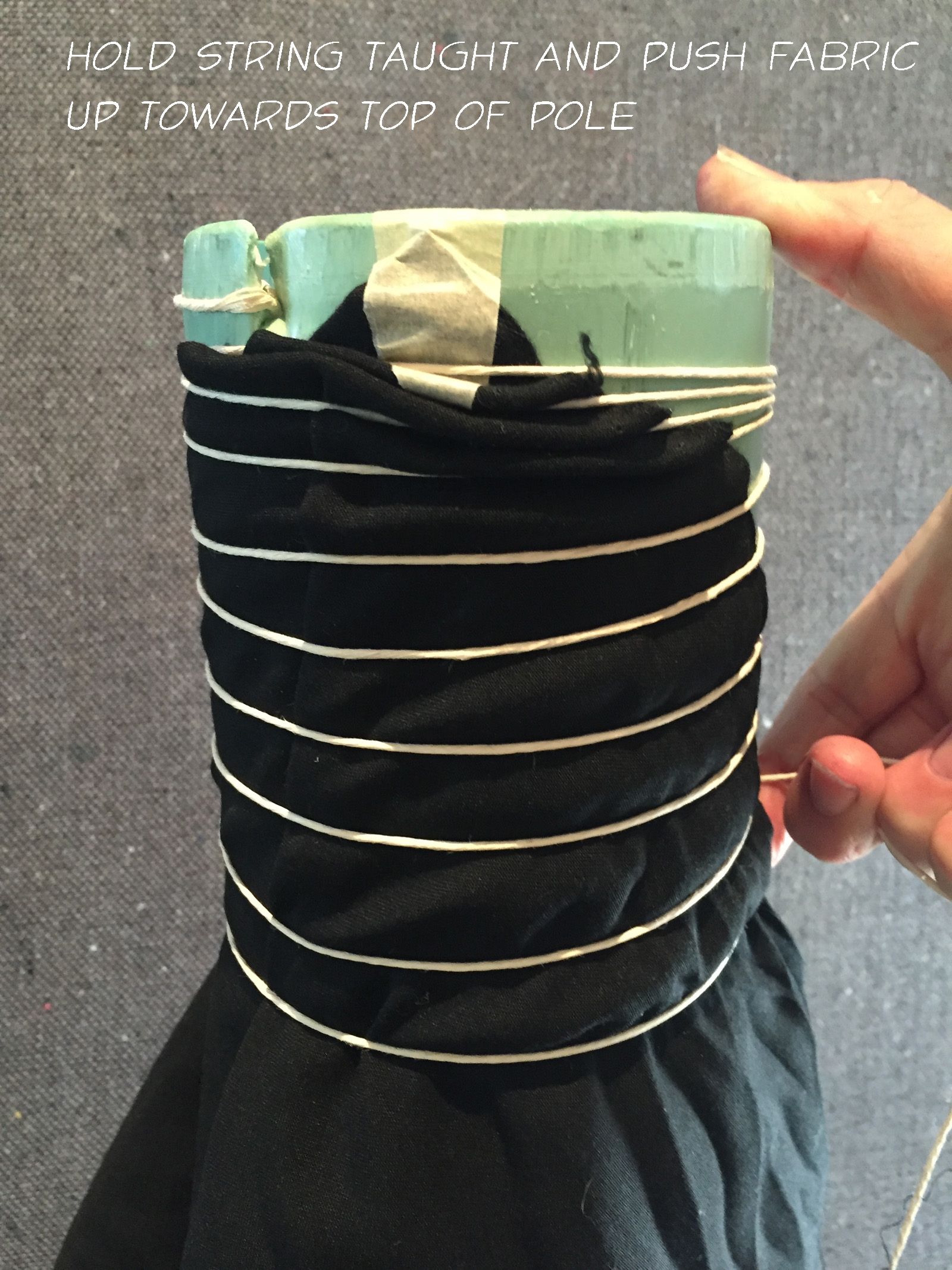 Shibori Pole Wrapping : 7 Steps (with Pictures) - Instructables