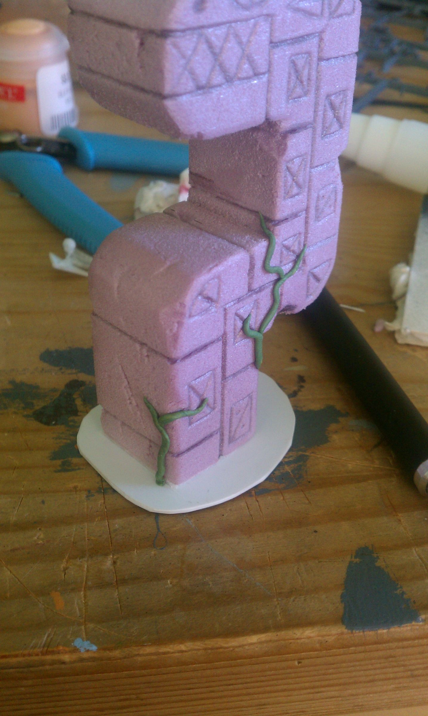 Warhammer Terrain: Lizardmen Pillar : 7 Steps (with Pictures ...