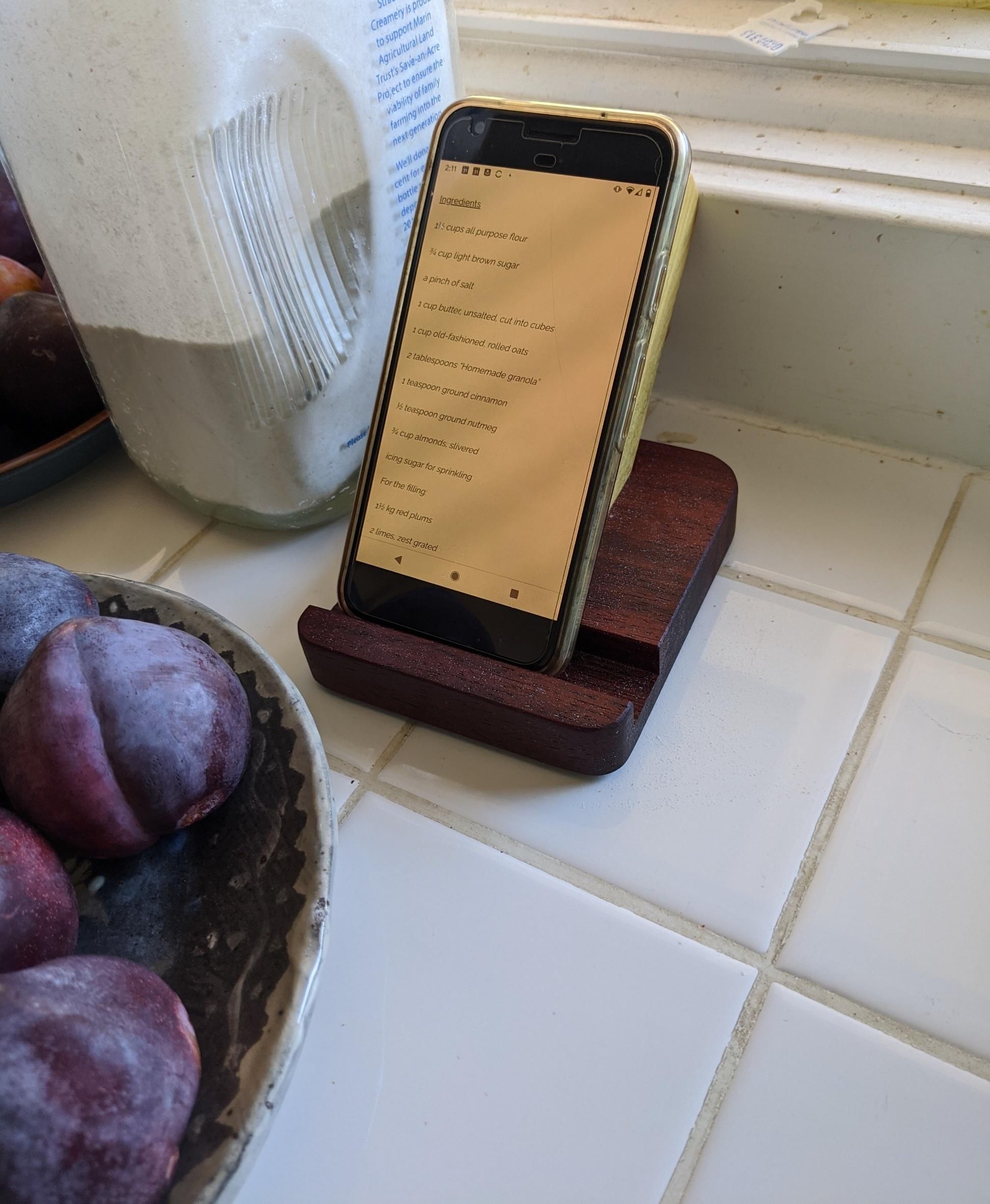 Reading While Standing - Adjustable Phone Stand : 8 Steps (with ...