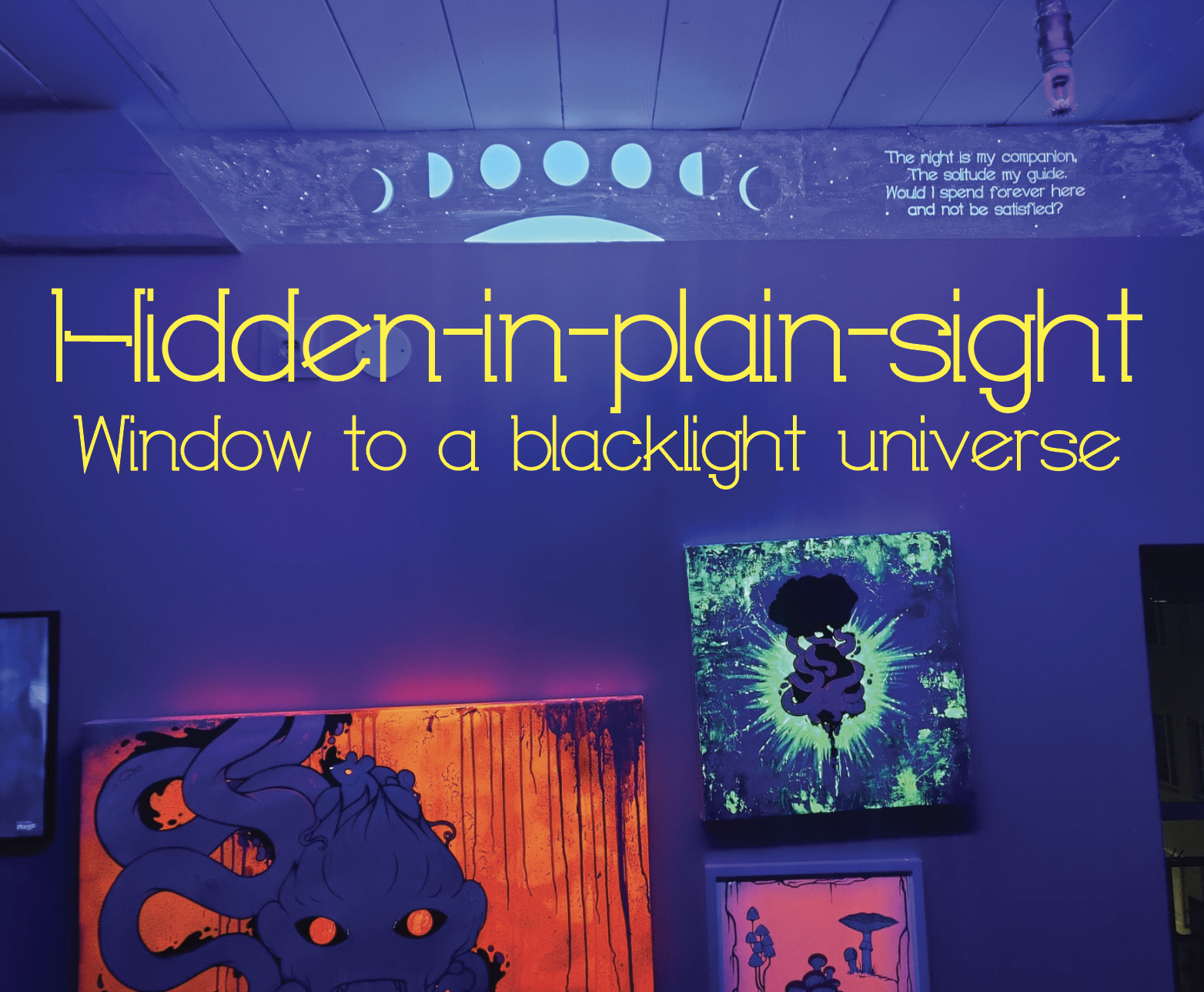 Hidden-in-plain-sight Window to a Blacklight Universe : 6 Steps ...