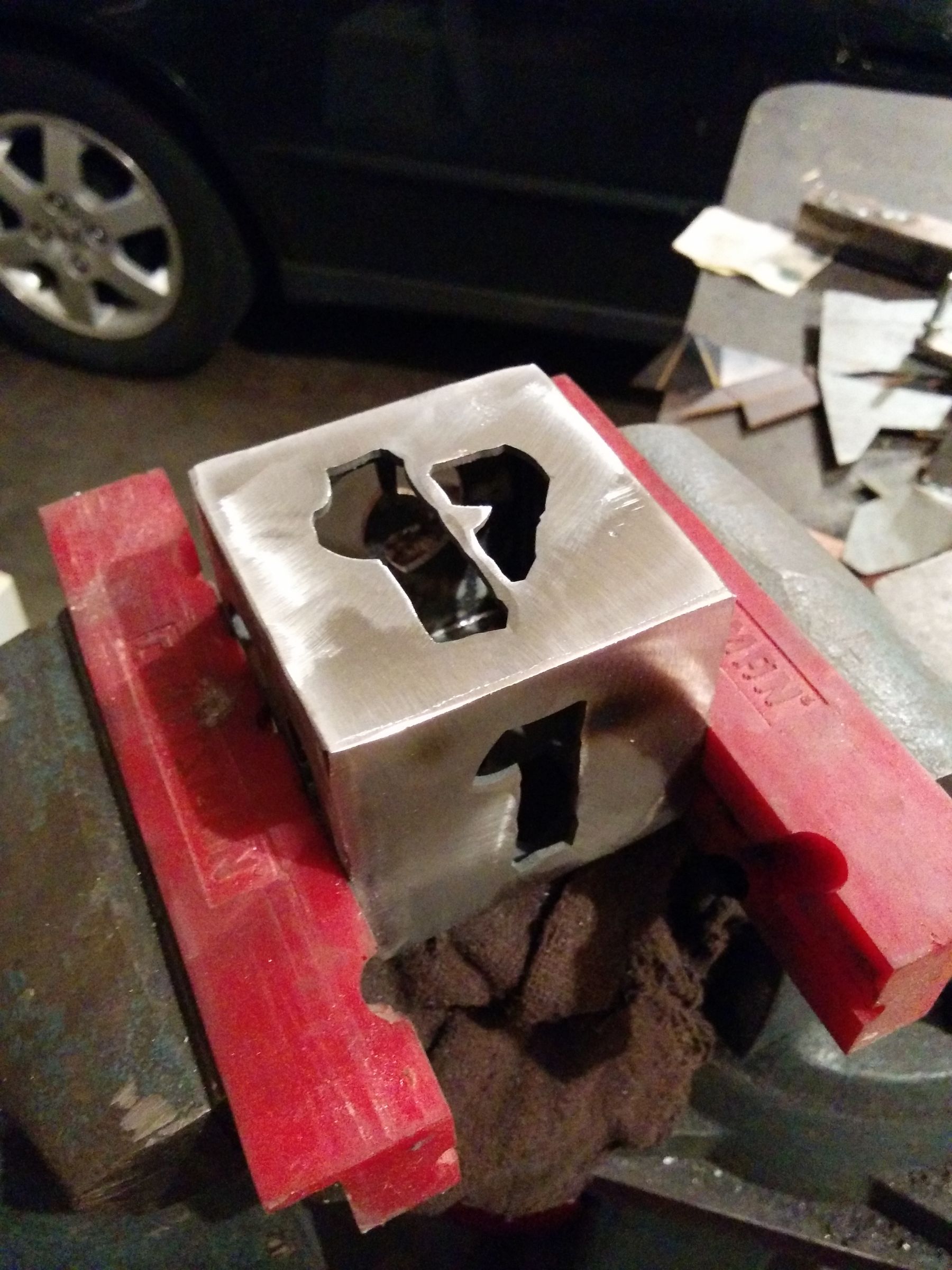 Gaming Dice Made From Folded, Waterjet Cut Steel : 5 Steps (with ...