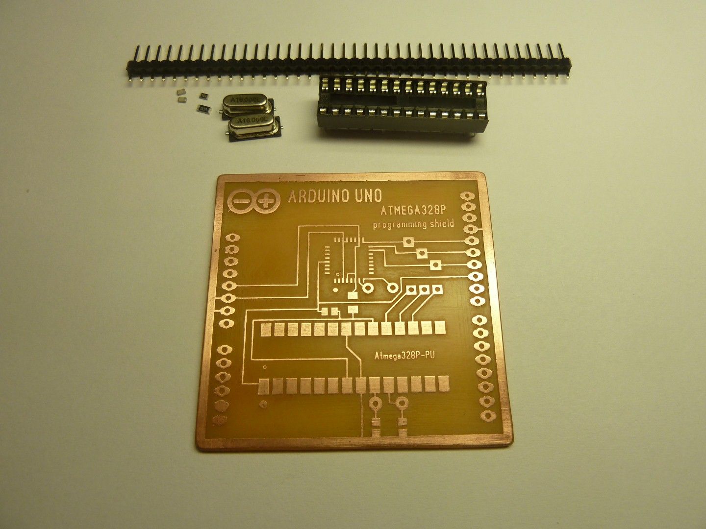 ATMEGA328 Bootloader Programming Shield for Arduino Uno : 3 Steps (with ...