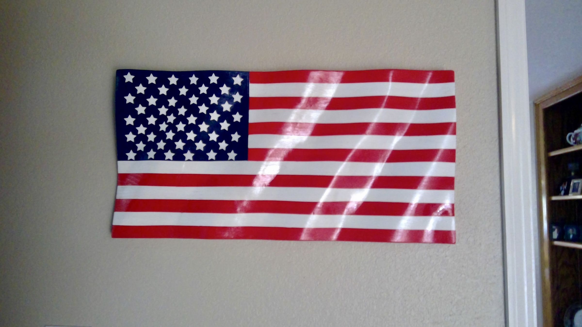 Wavey American Flag From 2x4s : 4 Steps (with Pictures) - Instructables