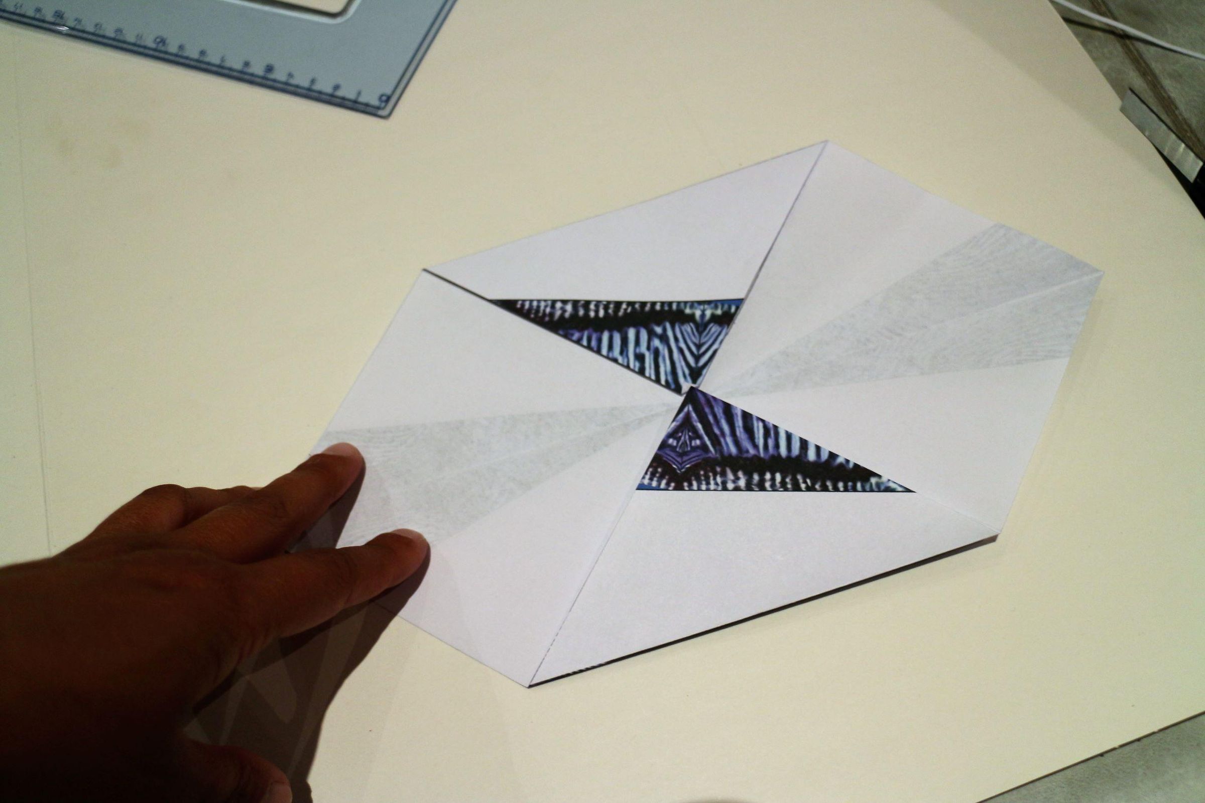 DIY Origami Model to Printable Detailed Origami Paper : 7 Steps ...
